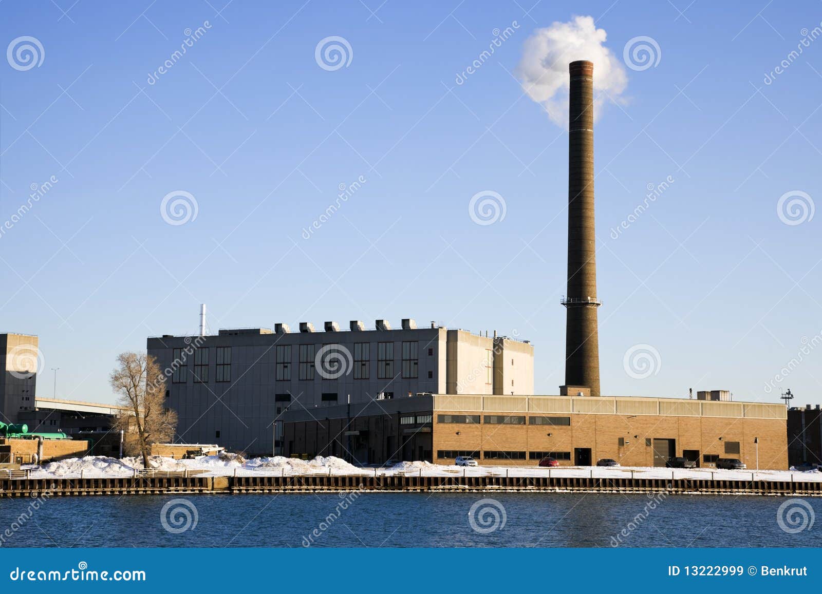 Factory in Downtown Milwaukee Stock Image - Image of nature, technology ...