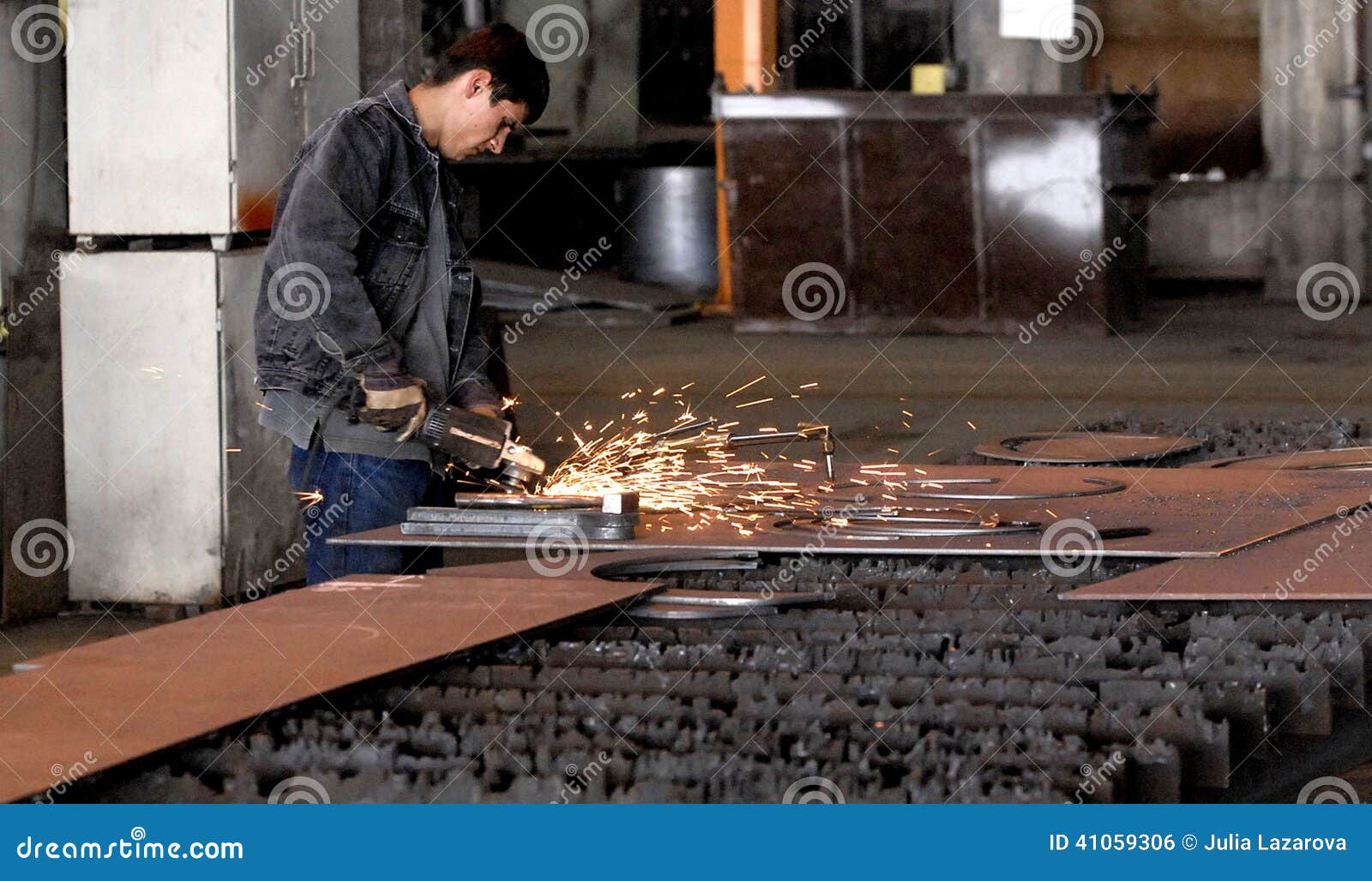 Factory editorial photo. Image of disk, labor, production - 41059306