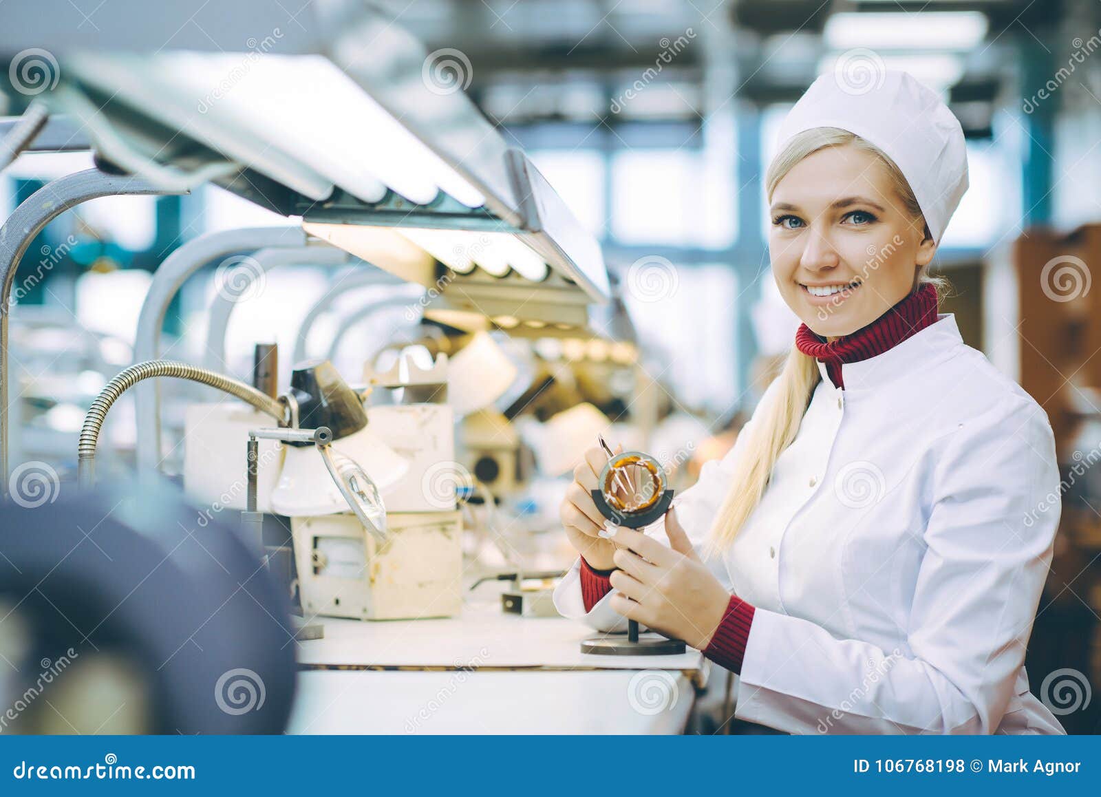 Factory electronics worker stock photo. Image of expert - 106768198