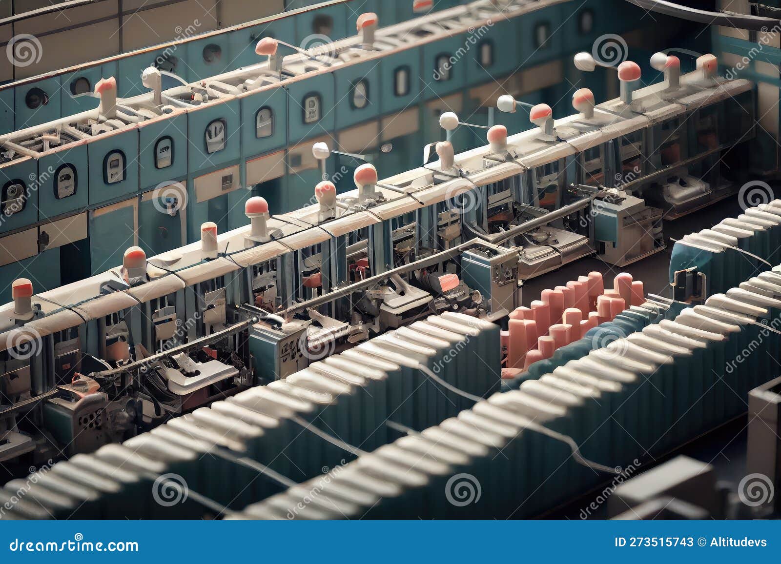Factory, with Endless Rows of Plastic Windows Being Produced on ...