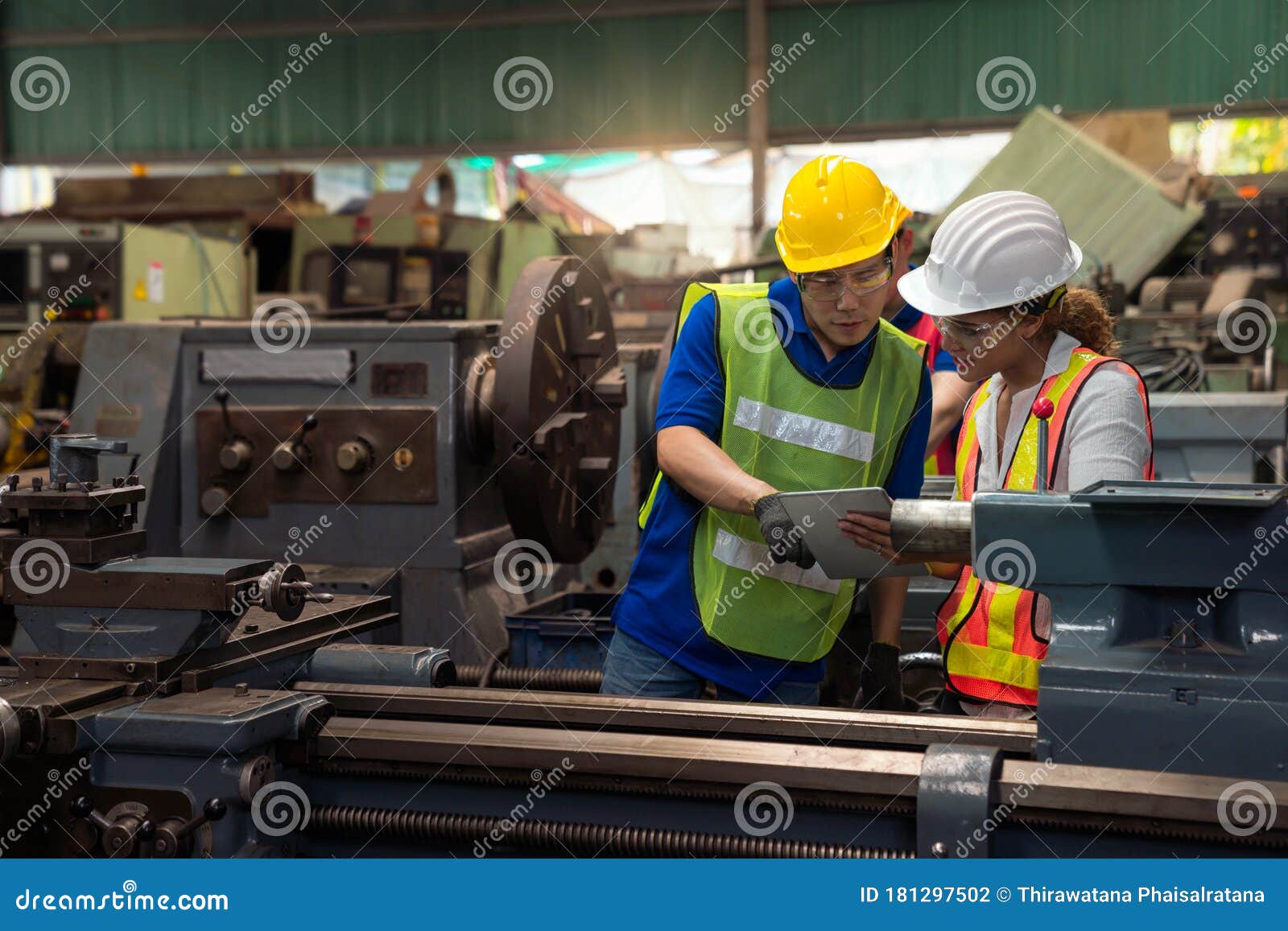 Factory Engineers and Chief Technicians are Watching the Operation of ...