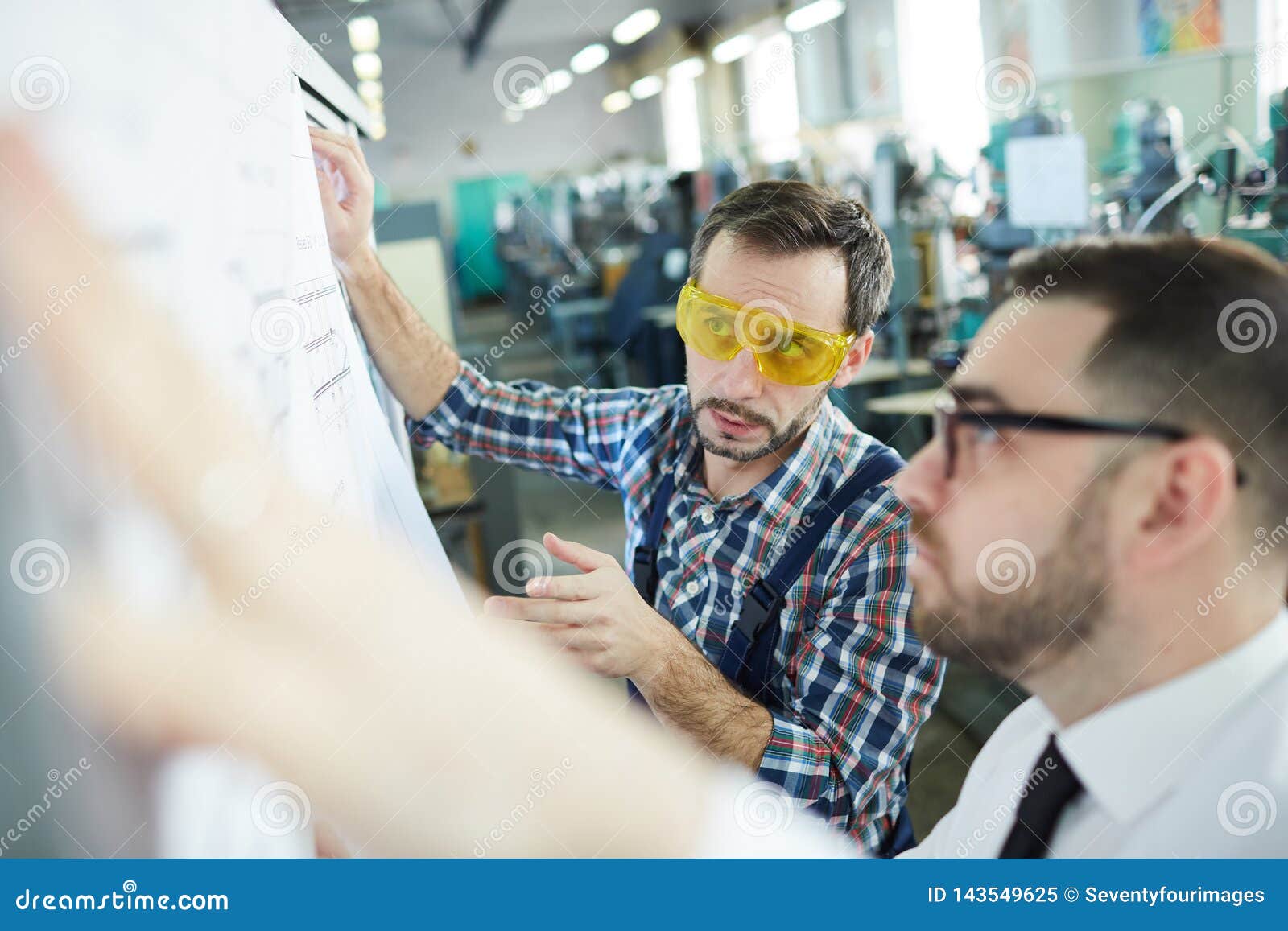 Factory Engineers stock image. Image of industrial, inspection - 143549625