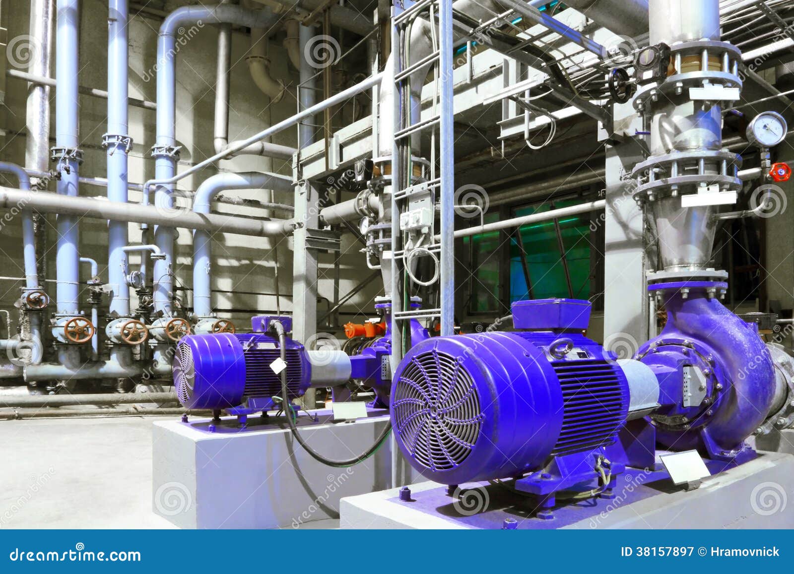 Factory equipment stock image. Image of indoors, steel - 38157897