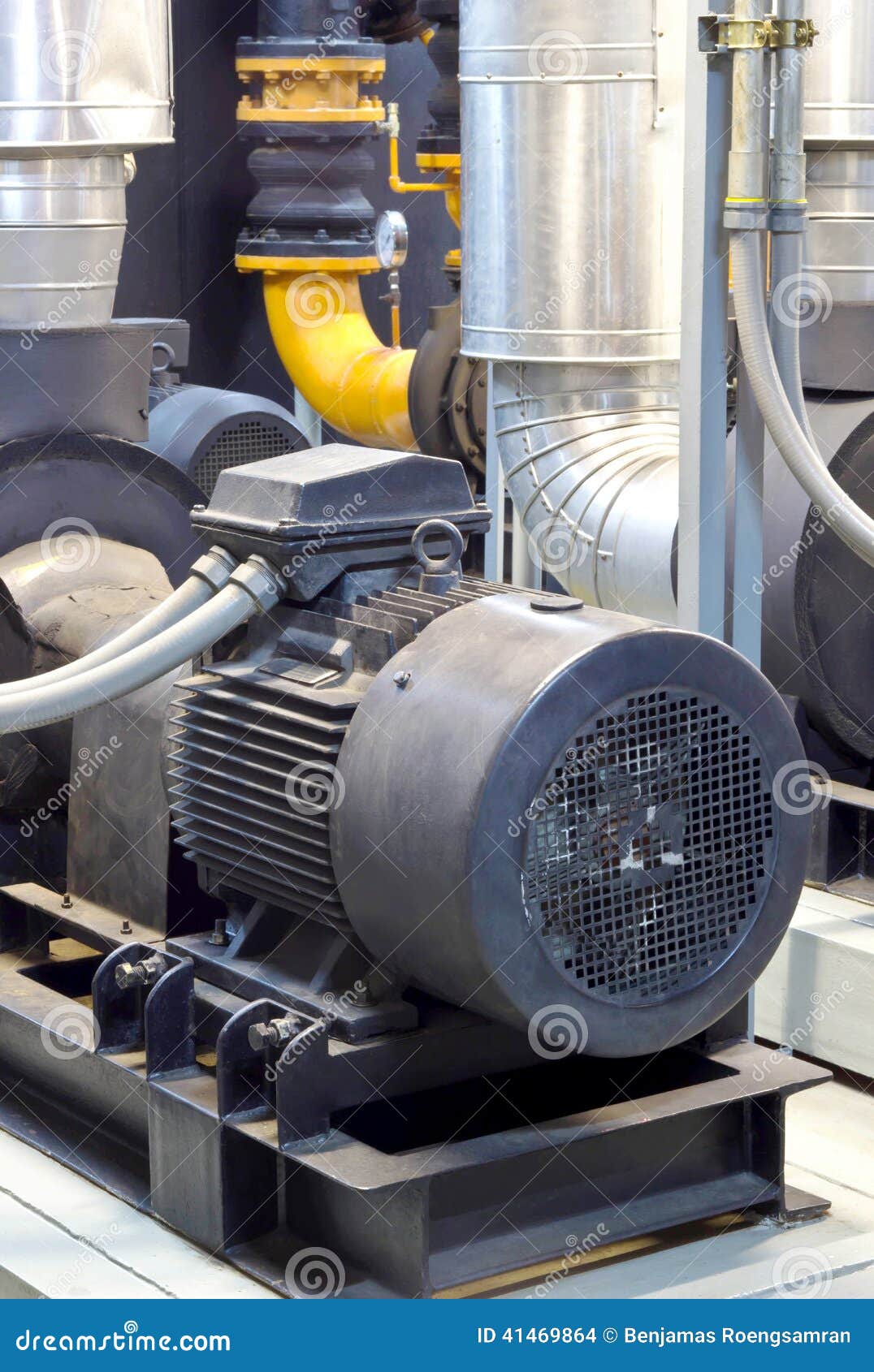 Factory Equipment ,chiller Pump Stock Photo - Image of engineering ...