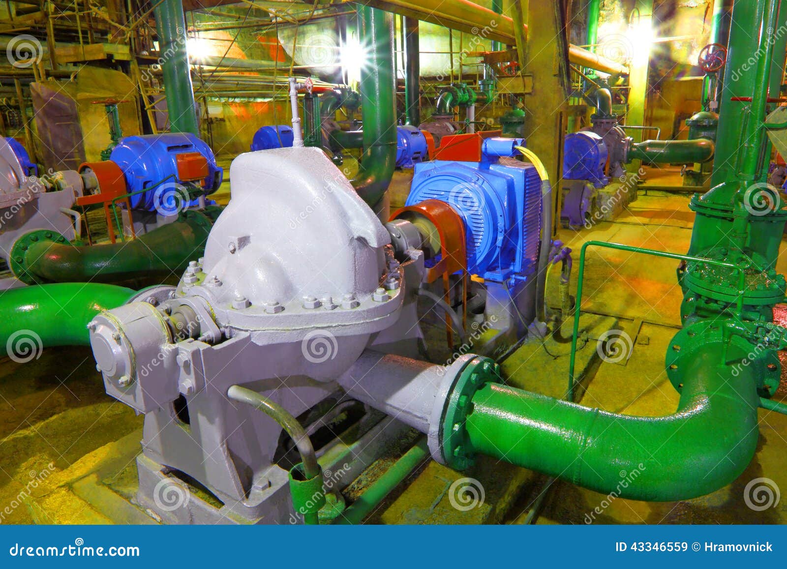 Factory equipment stock image. Image of motor, pipe, equipment - 43346559