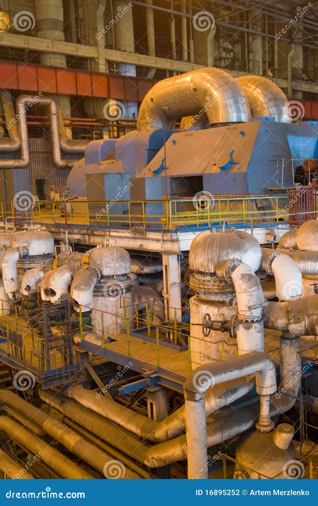 Factory with Equipment To Produce Stock Photo - Image of coal, energy ...
