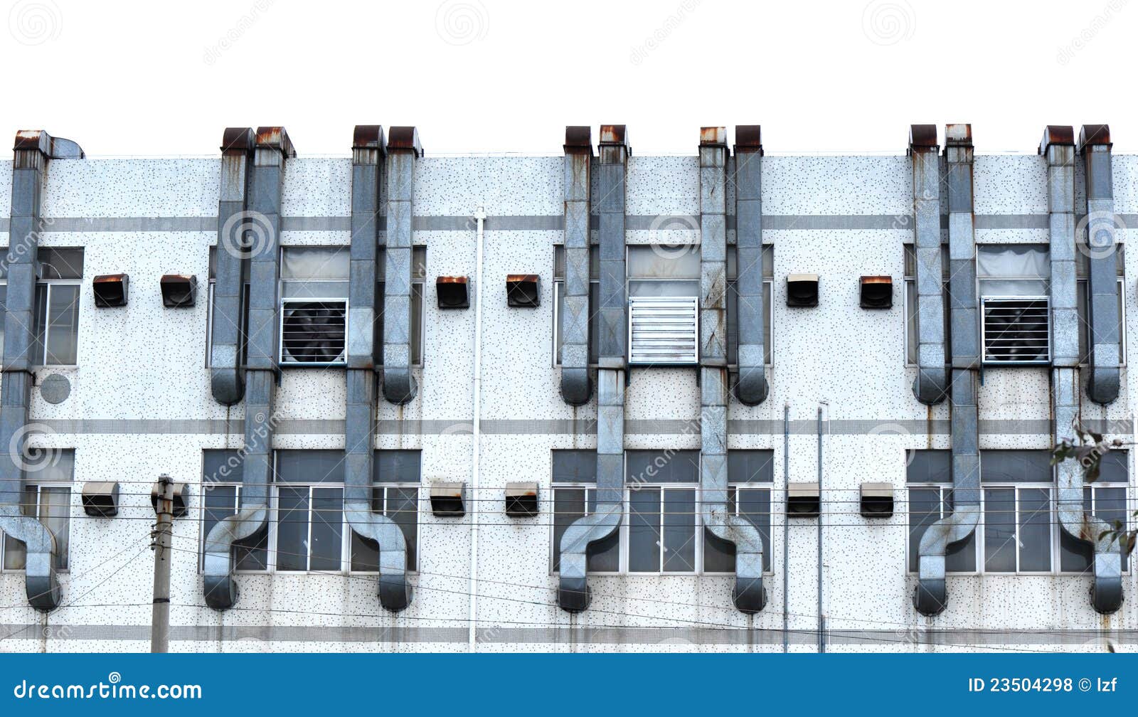 Factory exhaust stock photo. Image of dusty, machine - 23504298