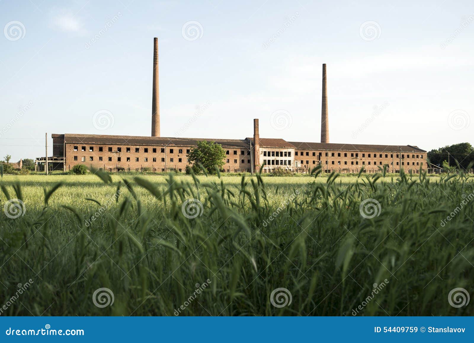 Factory In A Field - Industrial Units Royalty-Free Stock Photo ...