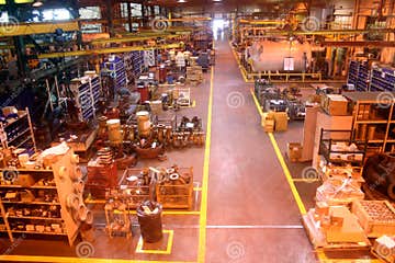 Factory Floor. stock image. Image of manufacture, build - 13262781
