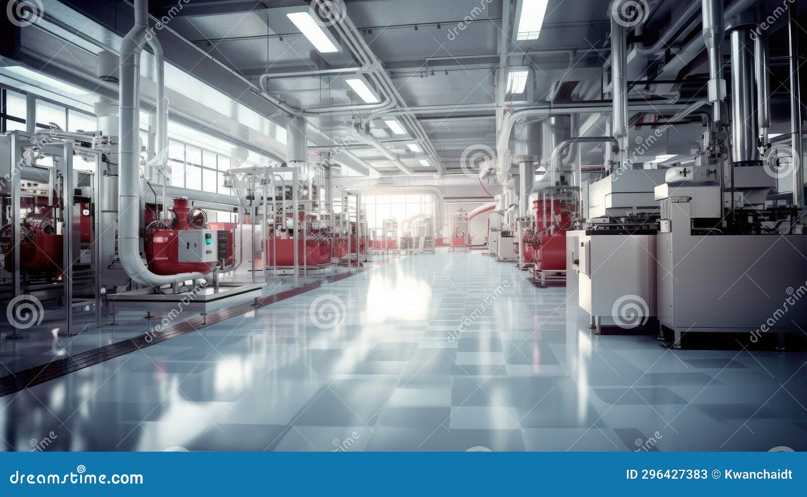 A Factory Floor with Machinery Producing Sleek and Functional Products ...