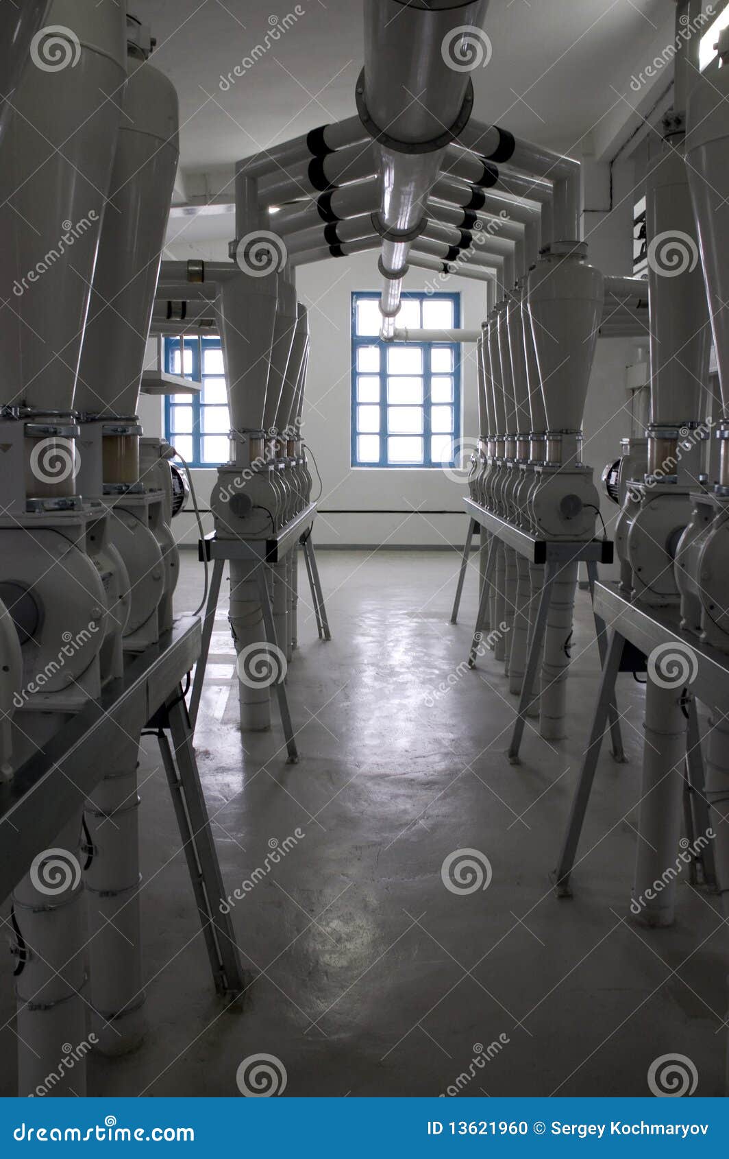 Factory on Flour Manufacture Stock Photo - Image of industry, plant ...