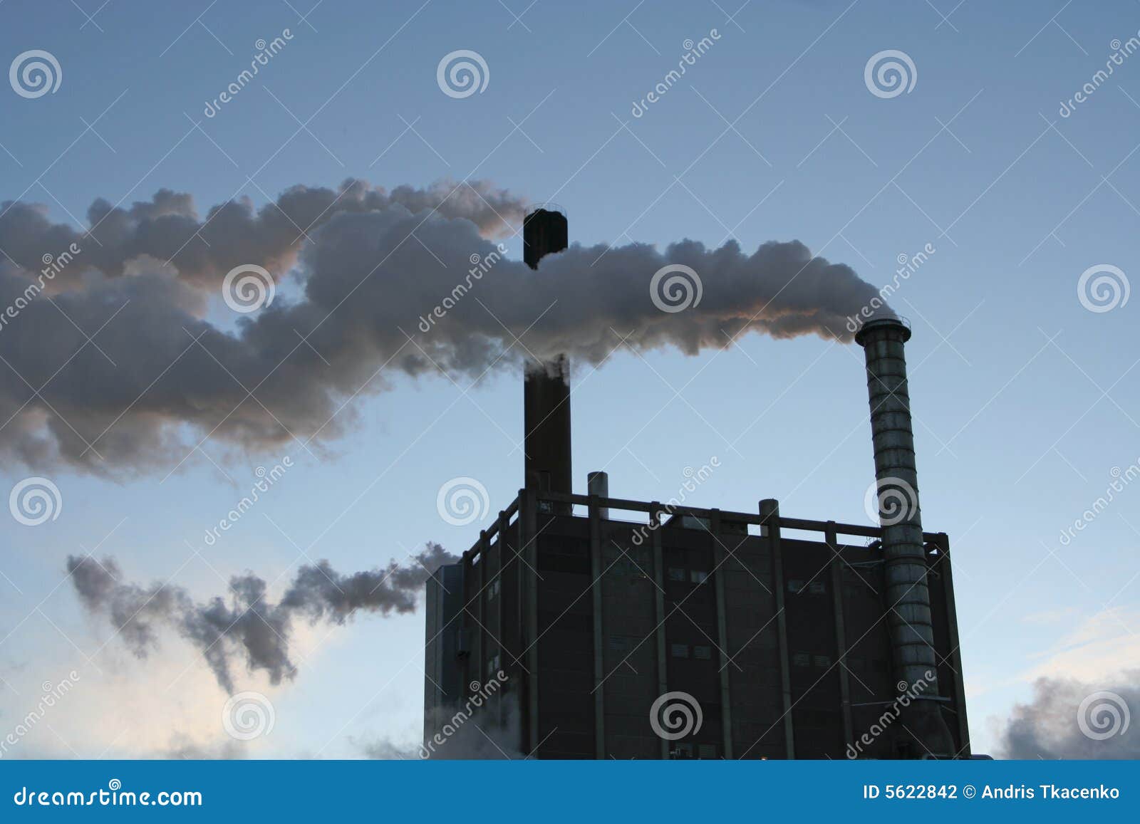 Factory fumes stock photo. Image of smoke, smokeshaft - 5622842