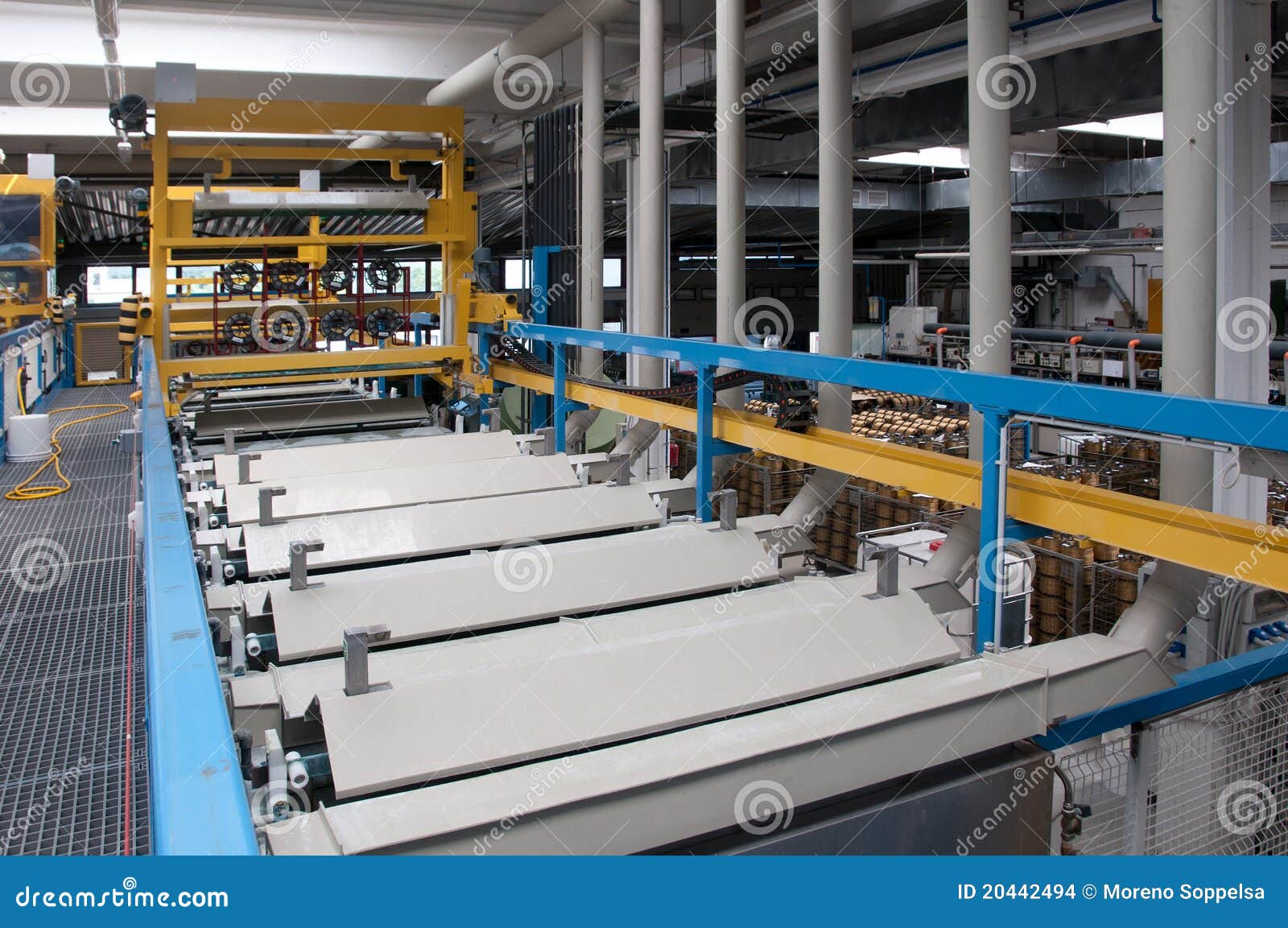 Galvanization In A Factory Of Electrical Connectors Royalty-Free Stock ...
