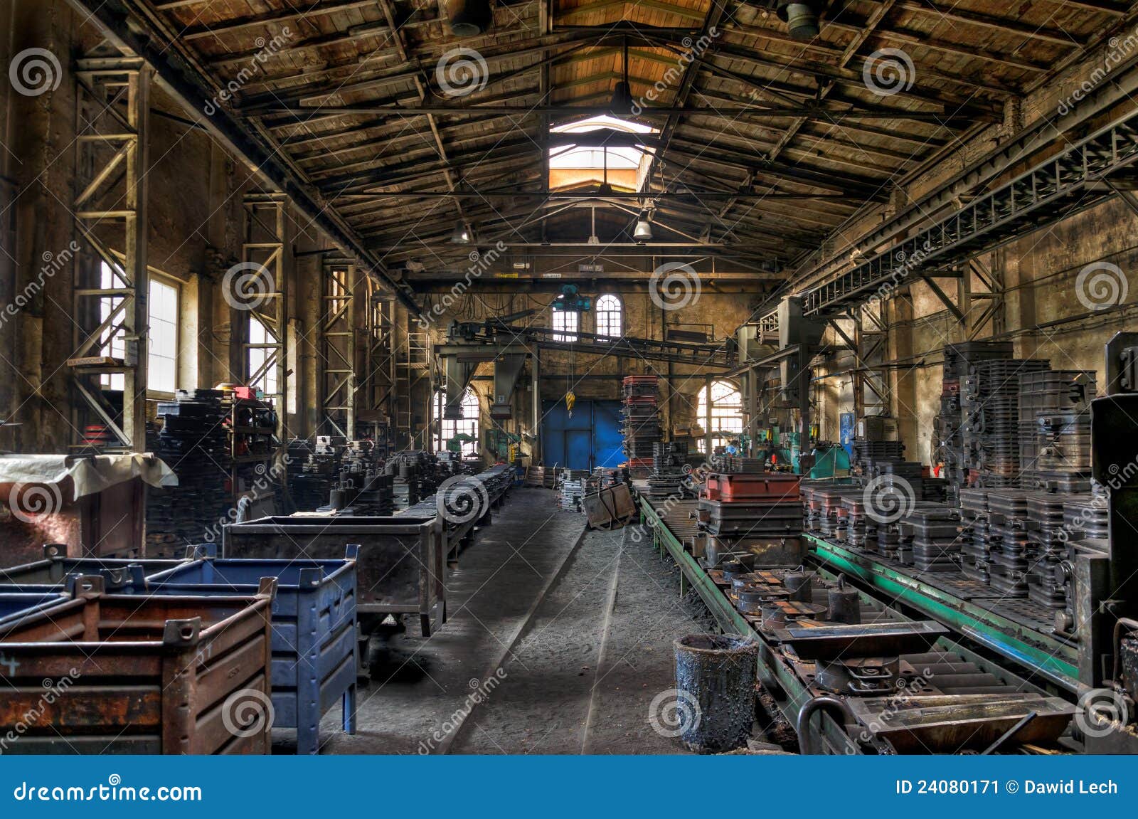 Old Factory Hall Stock Photography | CartoonDealer.com #22975694