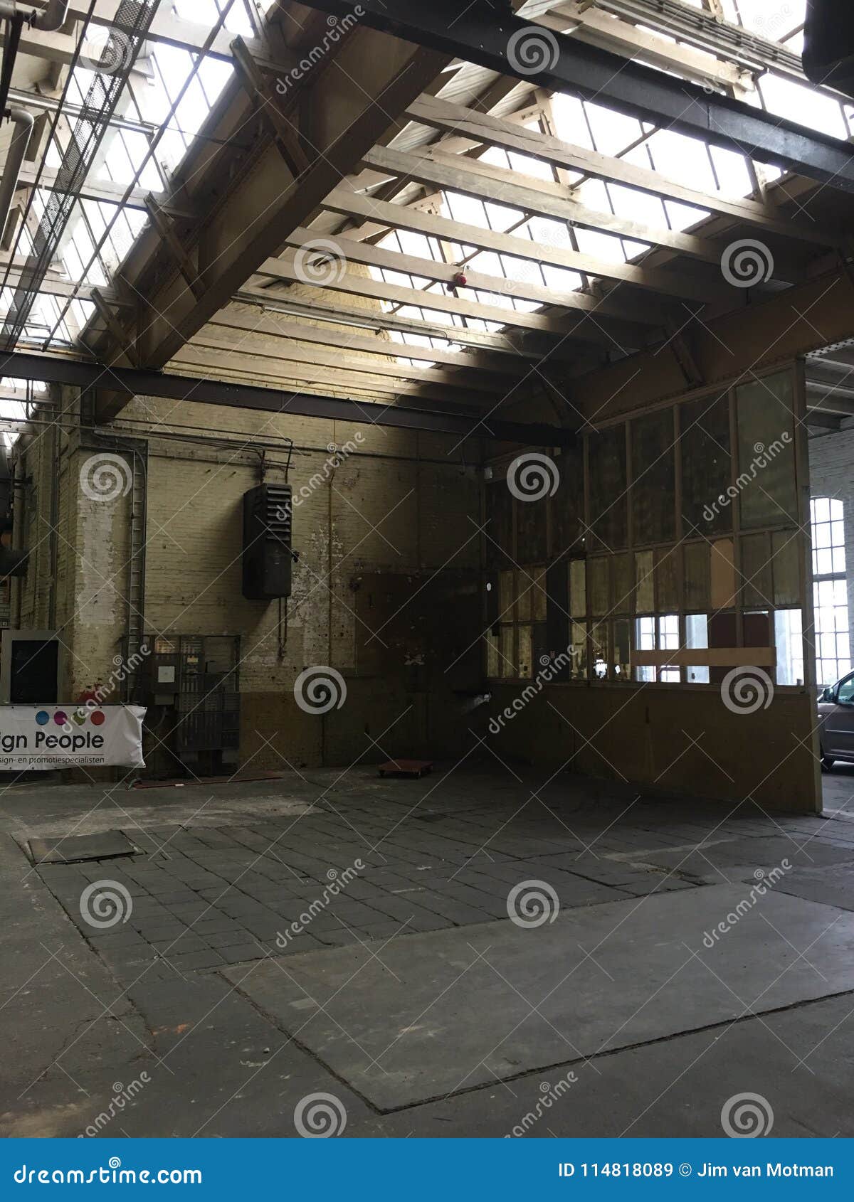 Factory hall stock image. Image of factory, windows - 114818089