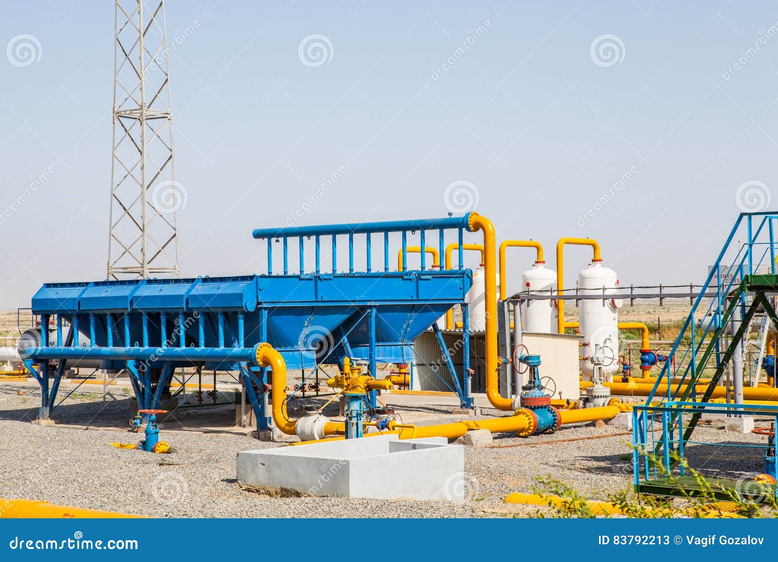 Factory with Huge Machinery Stock Image - Image of bolt, measurement ...
