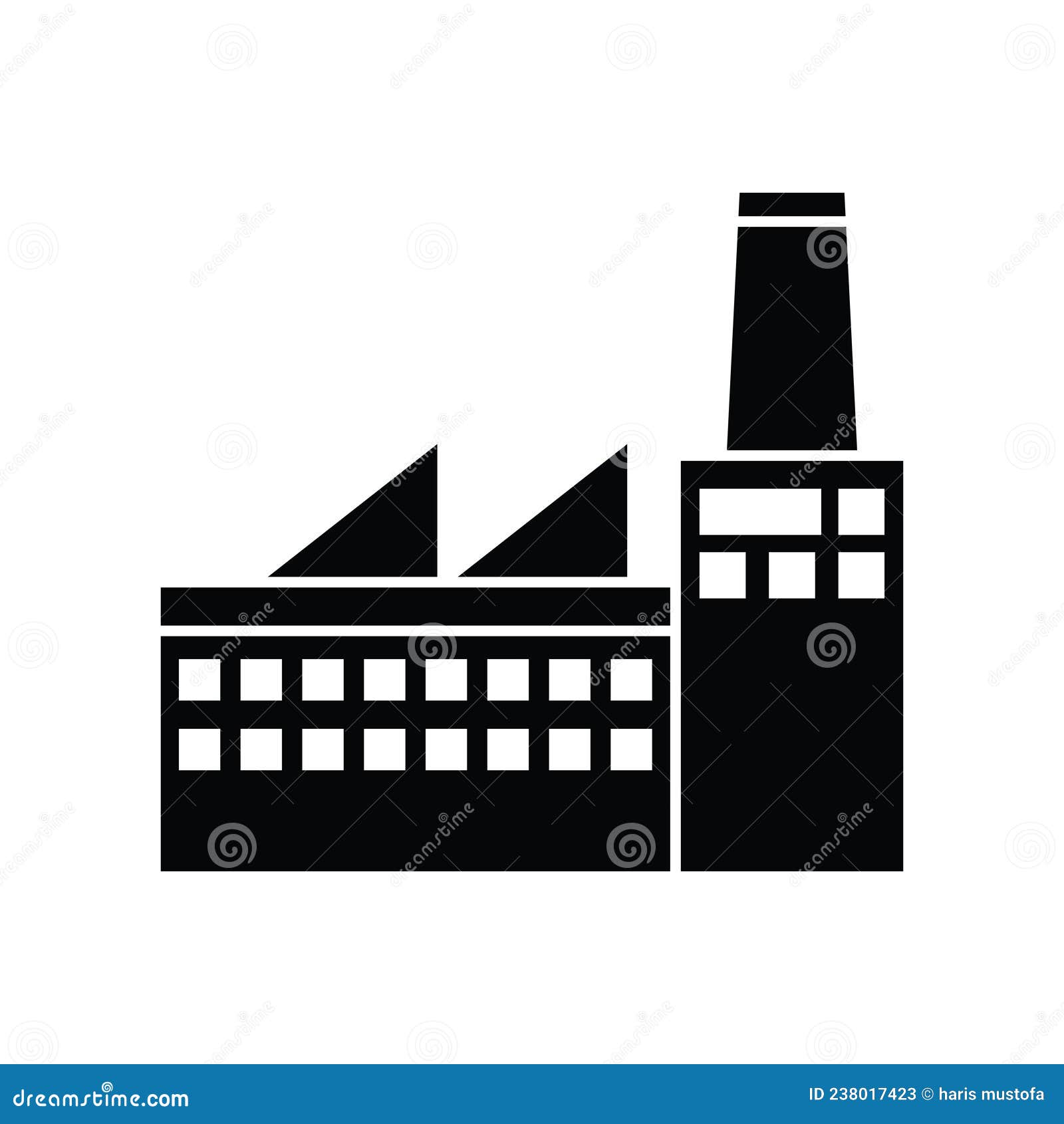 Factory Icon Design Template Vector Isolated Stock Vector ...