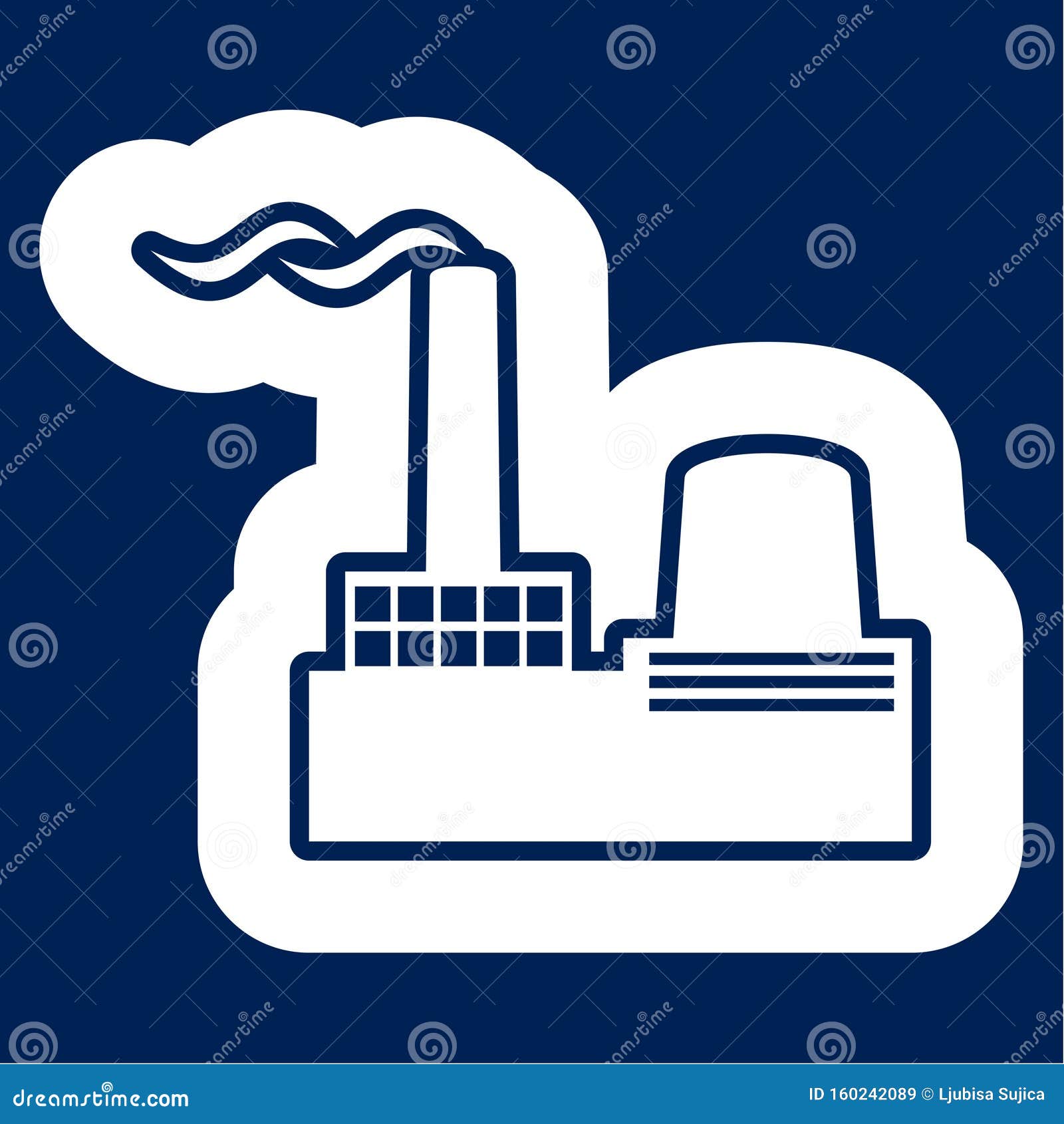 Factory Icon Flat Graphic Design - Illustration Stock Vector ...