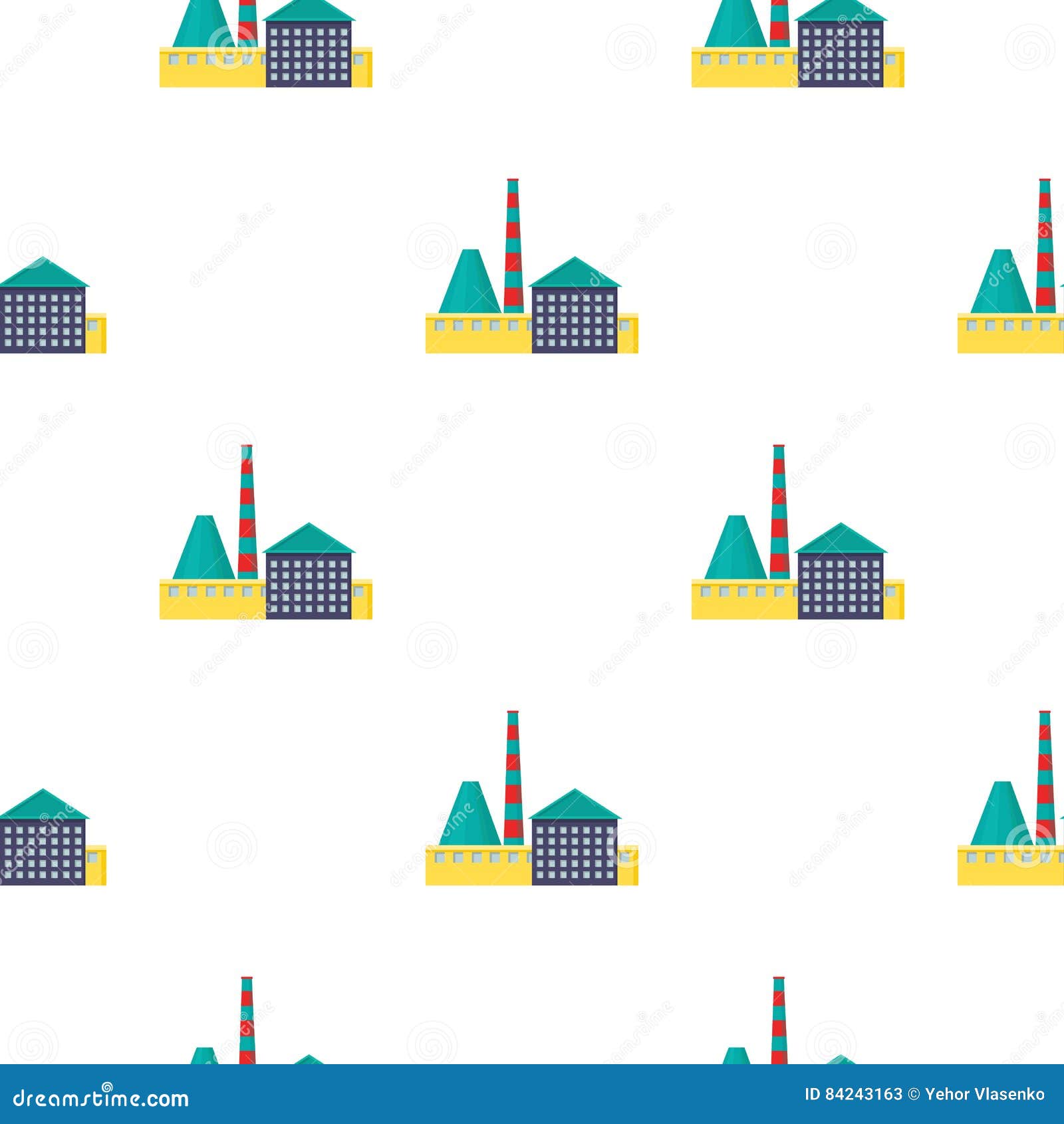 Factory Icon of Vector Illustration for Web and Mobile Stock Vector ...