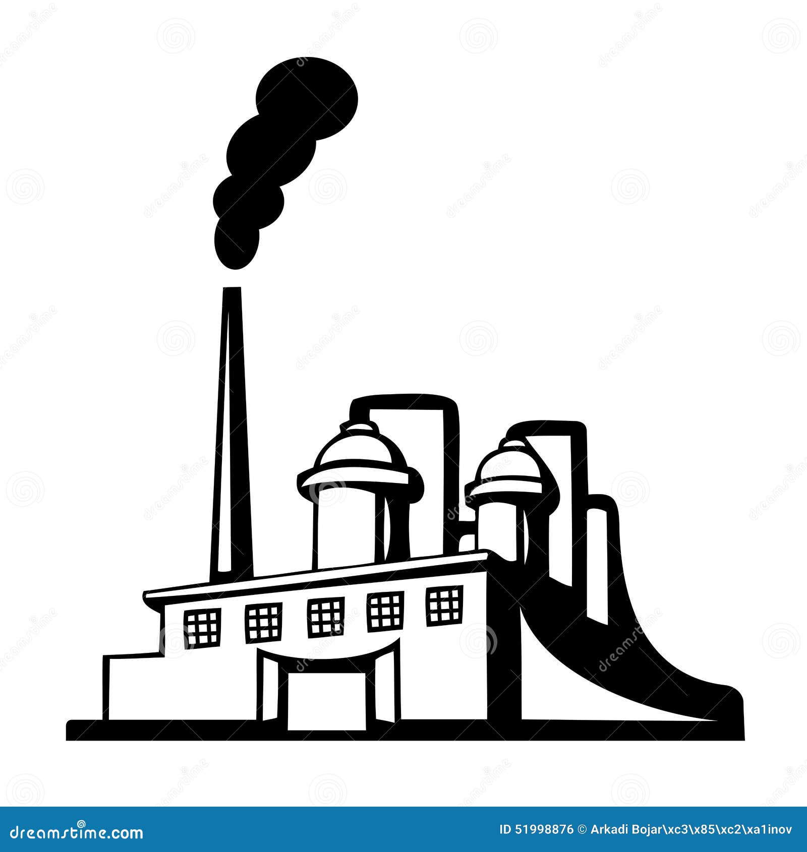 Factory Vector Illustration