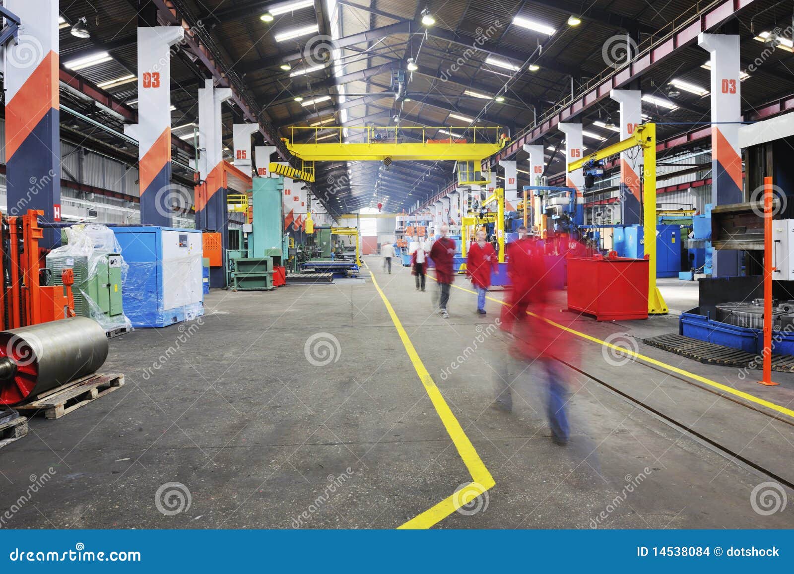 Factory indoor stock photo. Image of rack, modern, boxes - 14538084