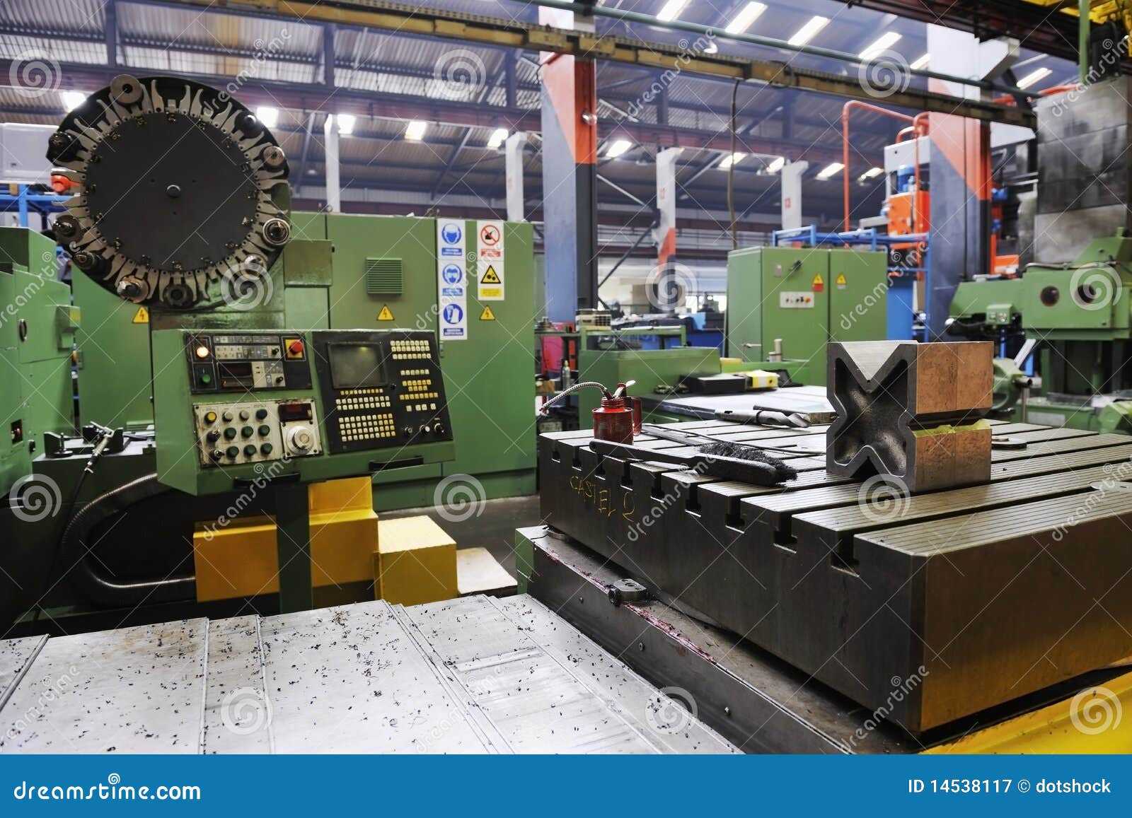 Factory indoor stock image. Image of manufacturing, machine - 14538117