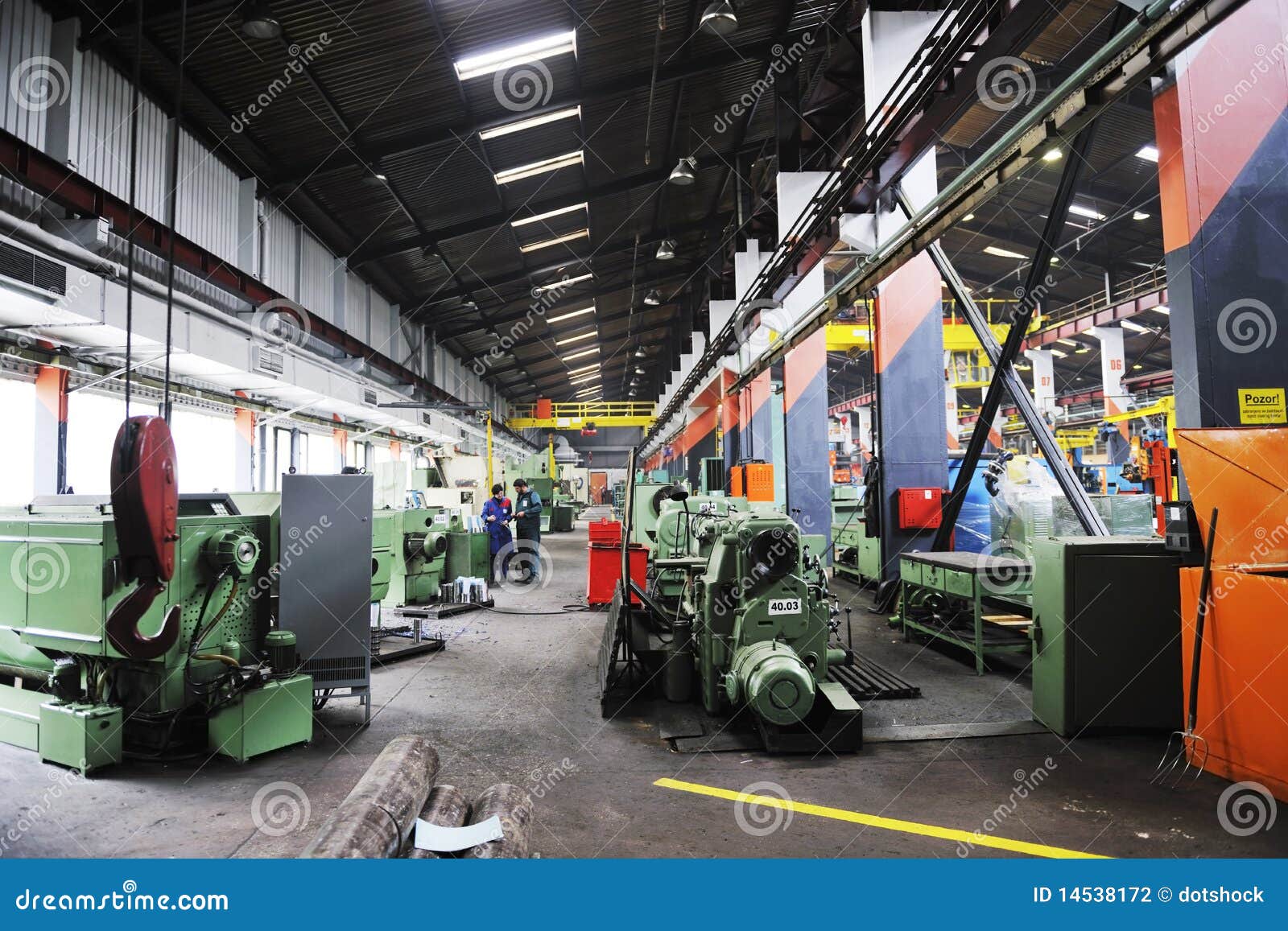 Factory indoor stock photo. Image of depot, material - 14538172
