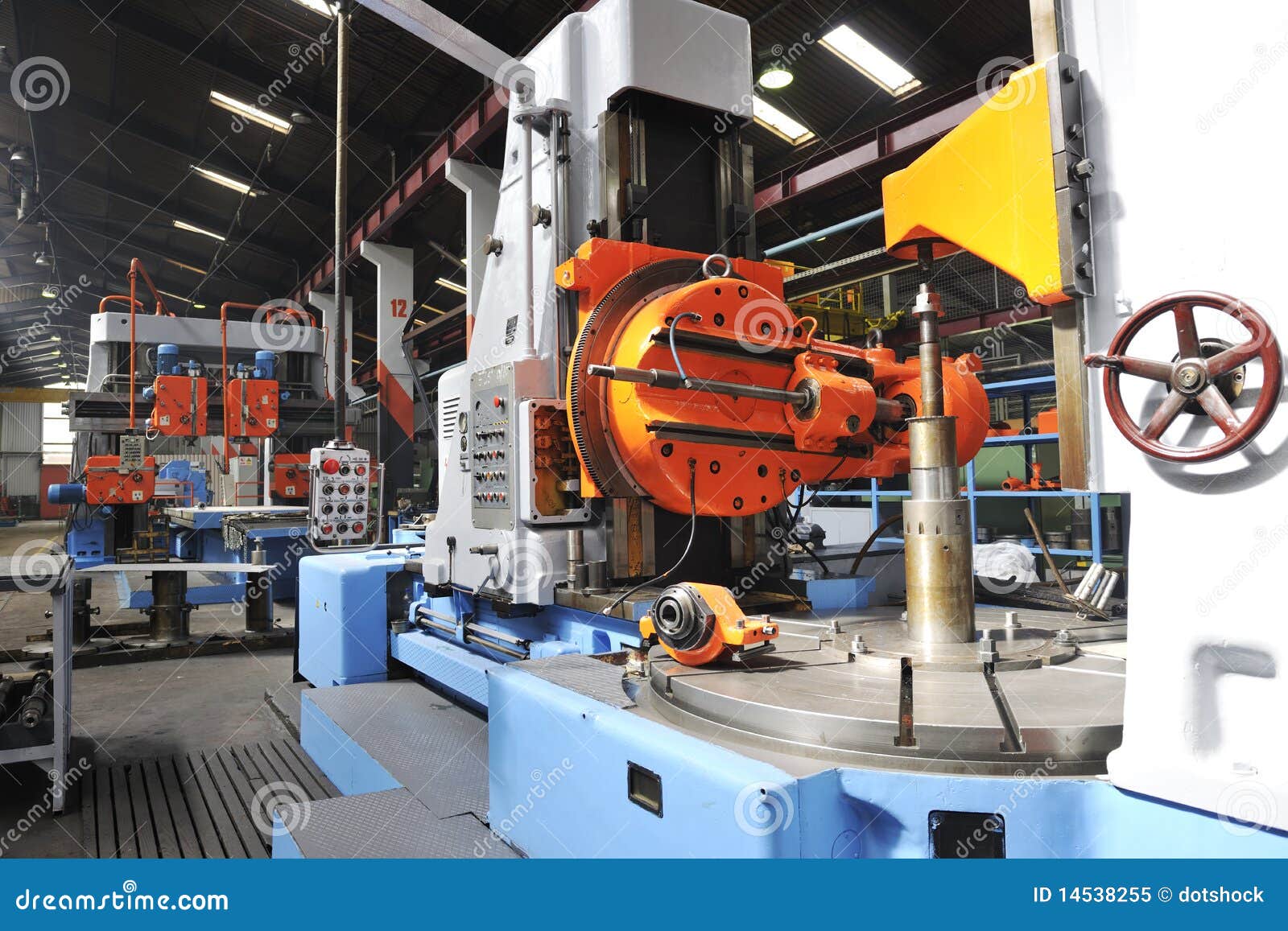 Factory indoor stock image. Image of crate, electric - 14538255