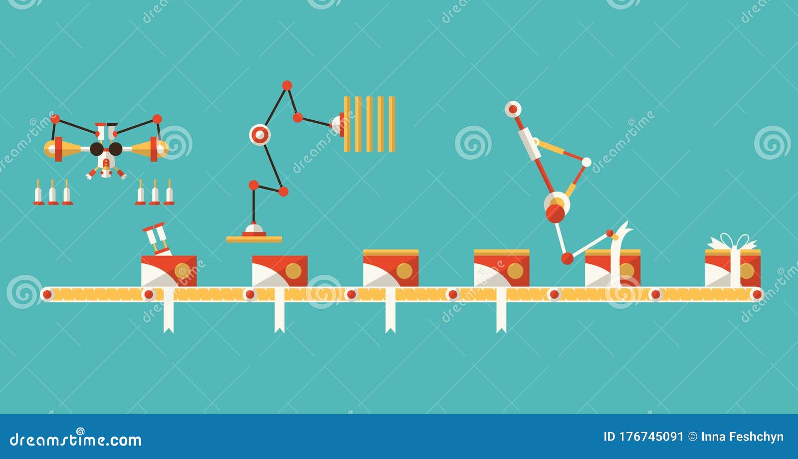 Factory Industrial Technology for Production and Manufacturing Process ...
