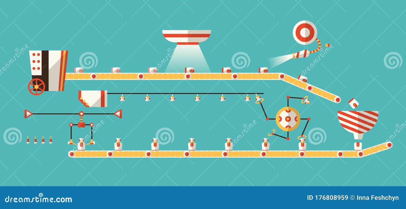 Factory Industrial Technology for Production and Manufacturing Process ...