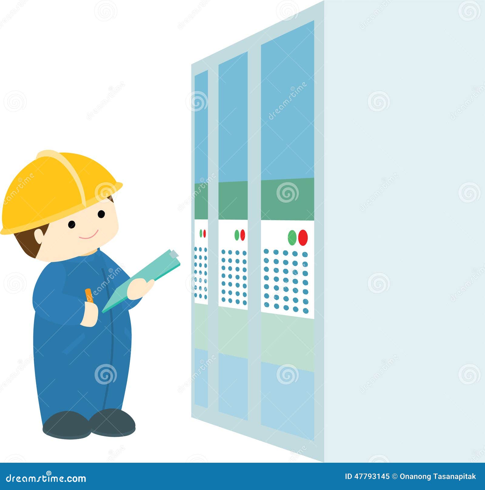 Factory Inspection Info Graphic Illustration Stock Vector ...