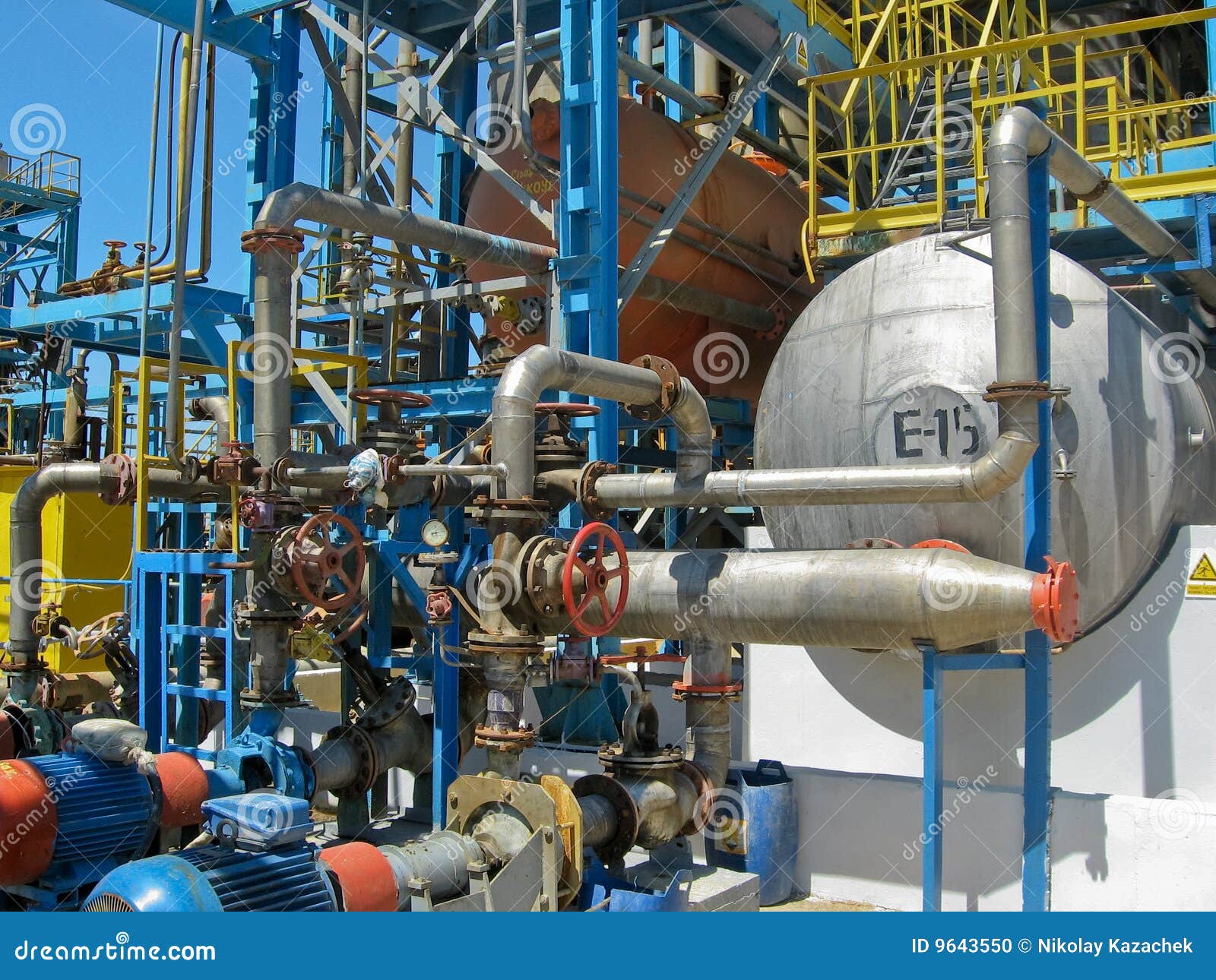 Factory installation stock photo. Image of factory, plant - 9643550