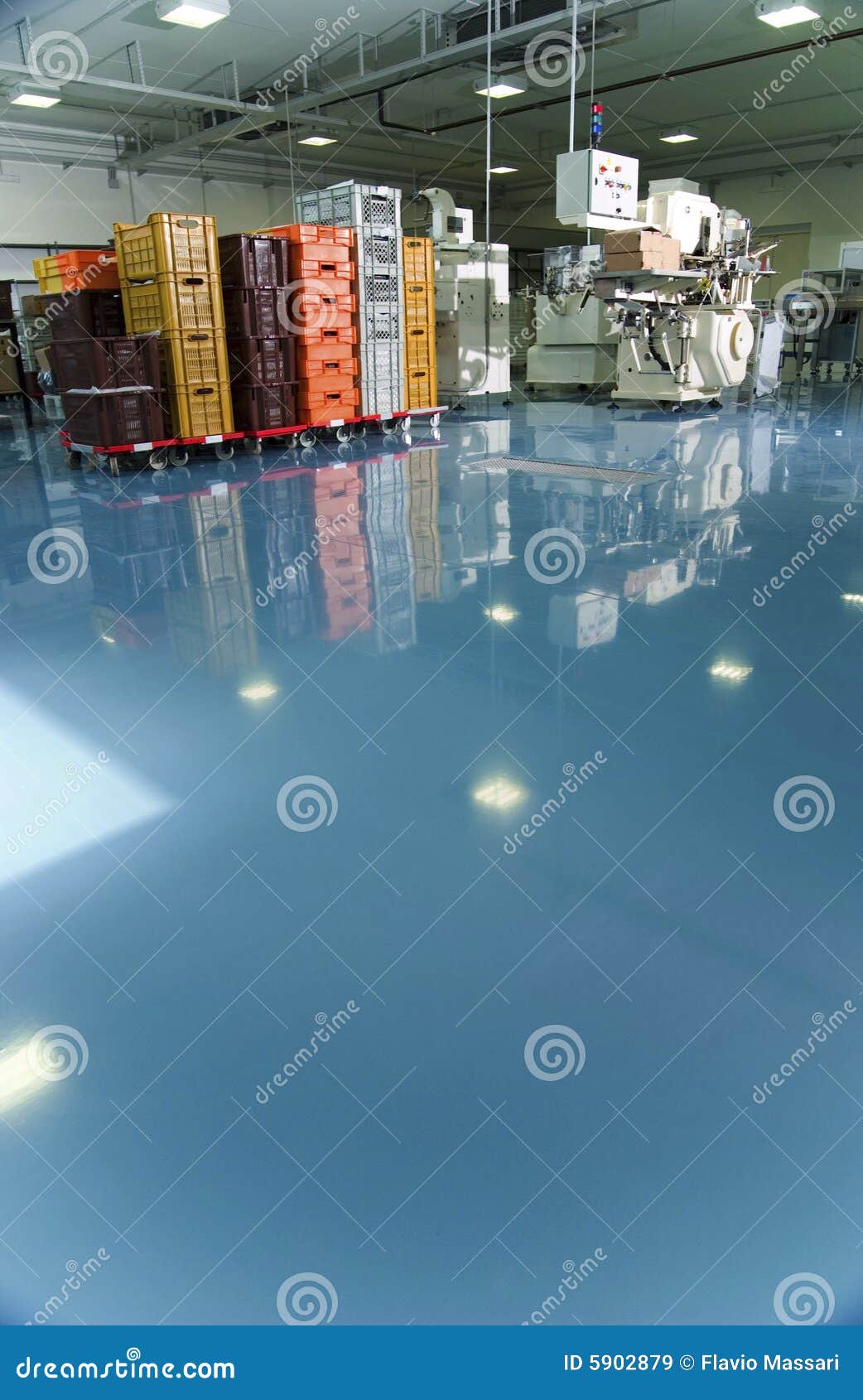 Factory interior stock image. Image of inside, perspective - 5902879