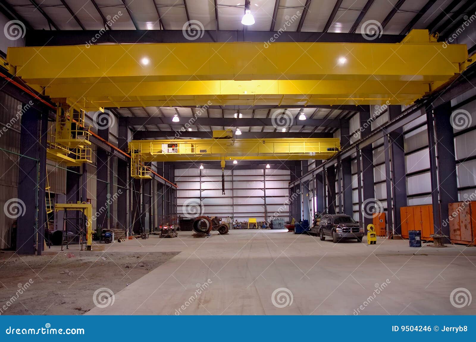 Factory Interiors stock photo. Image of construction, design - 9504246