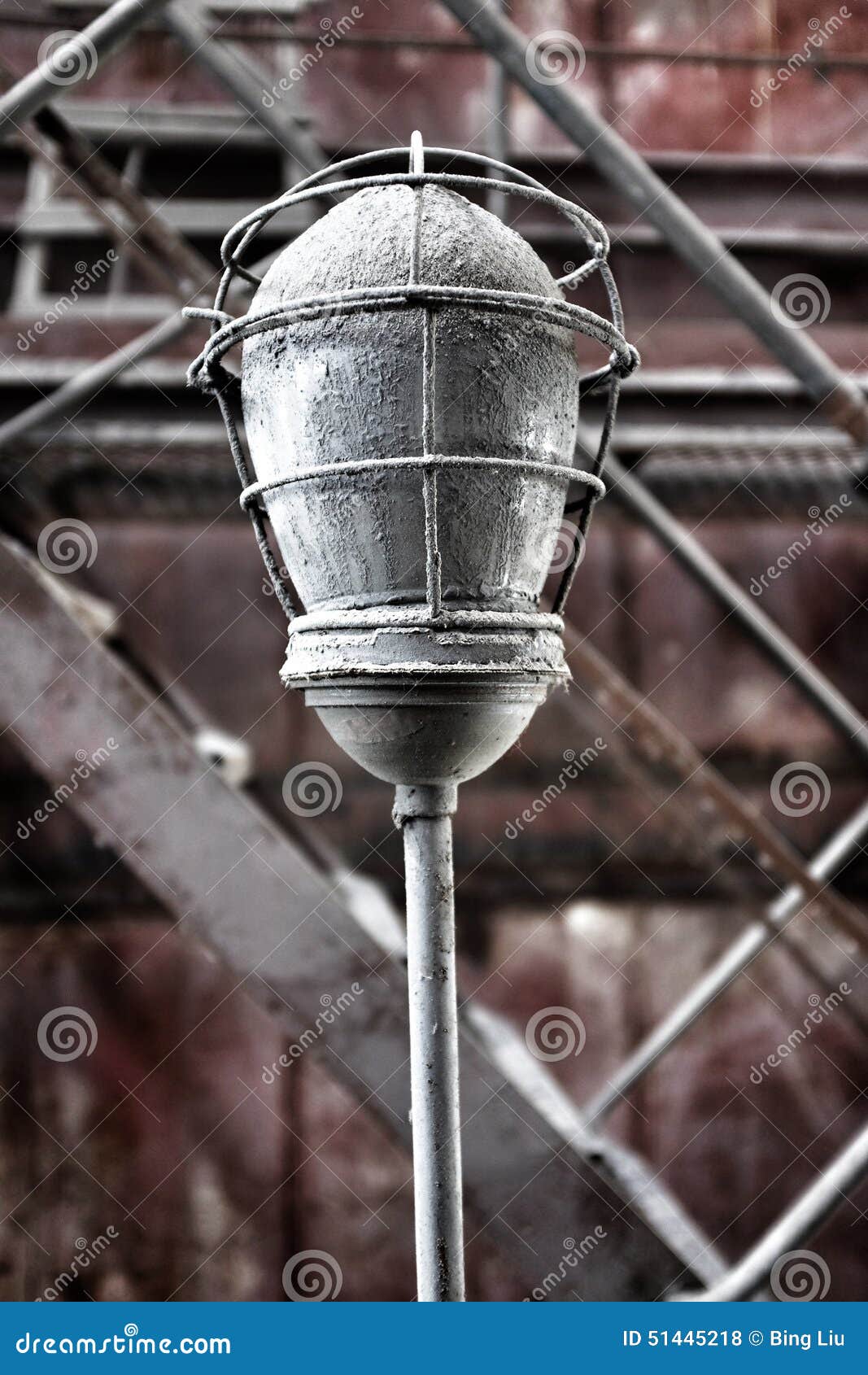 Factory lamp stock photo. Image of cover, fused, wire - 51445218