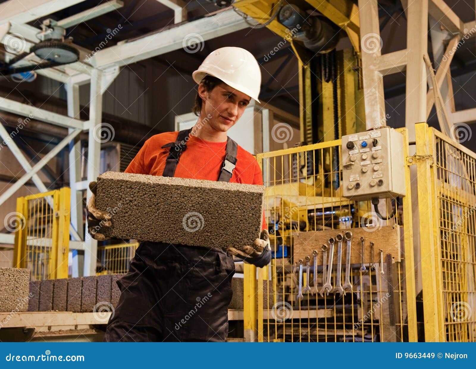 Factory loader at work stock image. Image of making, industry - 9663449