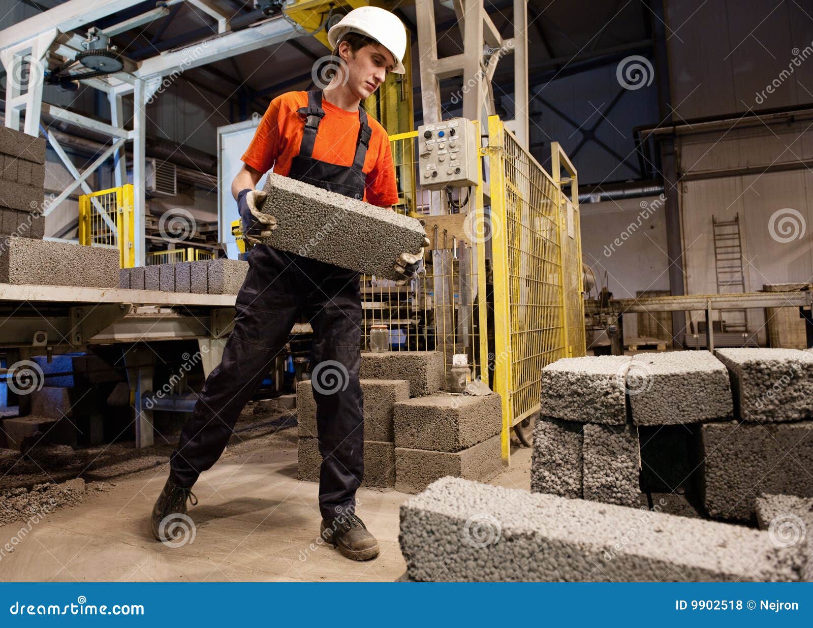 Factory loader at work stock photo. Image of indoors, equipment - 9902518