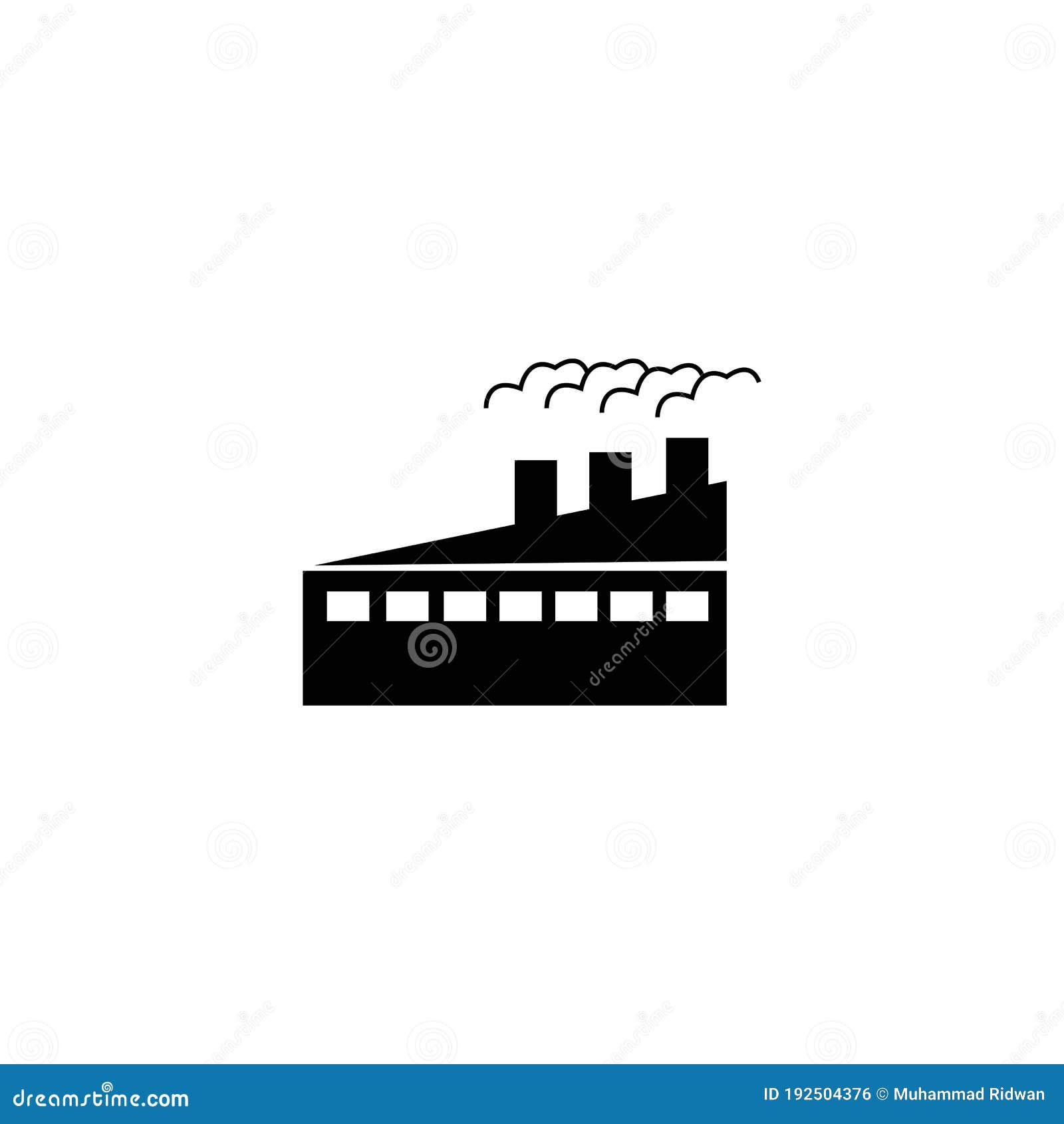Factory logo stock vector. Illustration of company, vector - 192504376