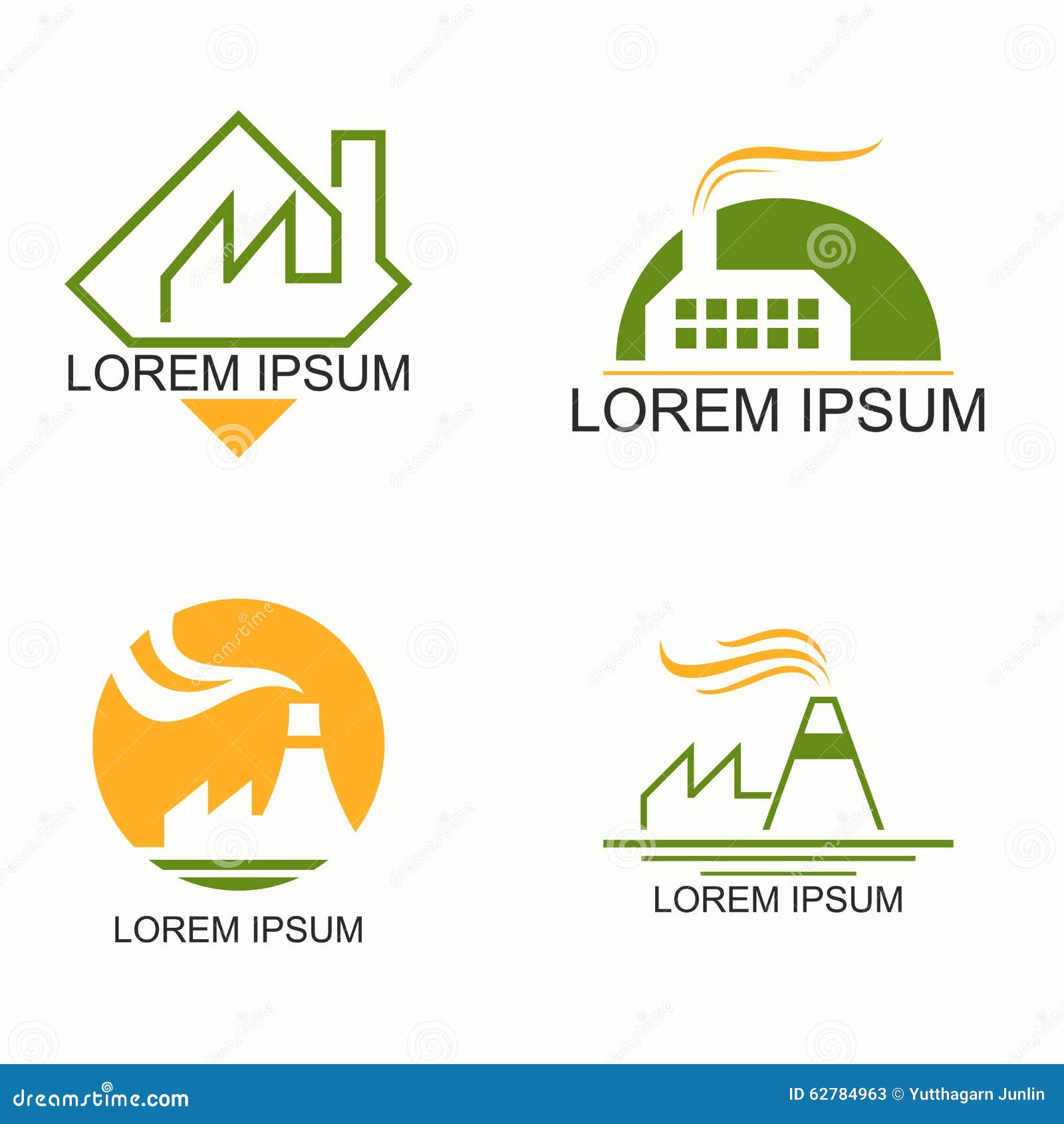 Factory Logo stock vector. Illustration of element, logo - 62784963