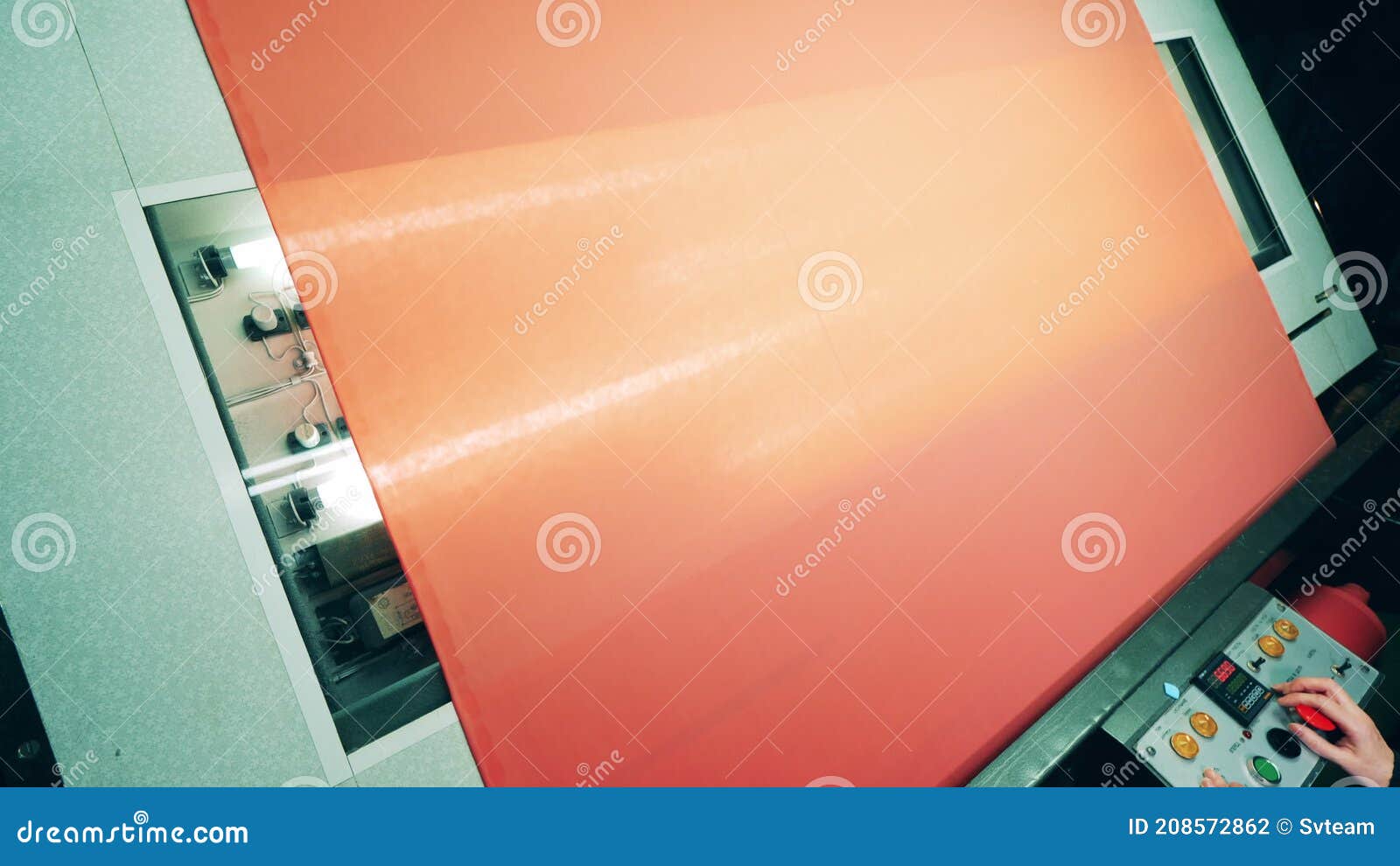 Factory Machine is Checking Textile for Defects Stock Footage - Video ...