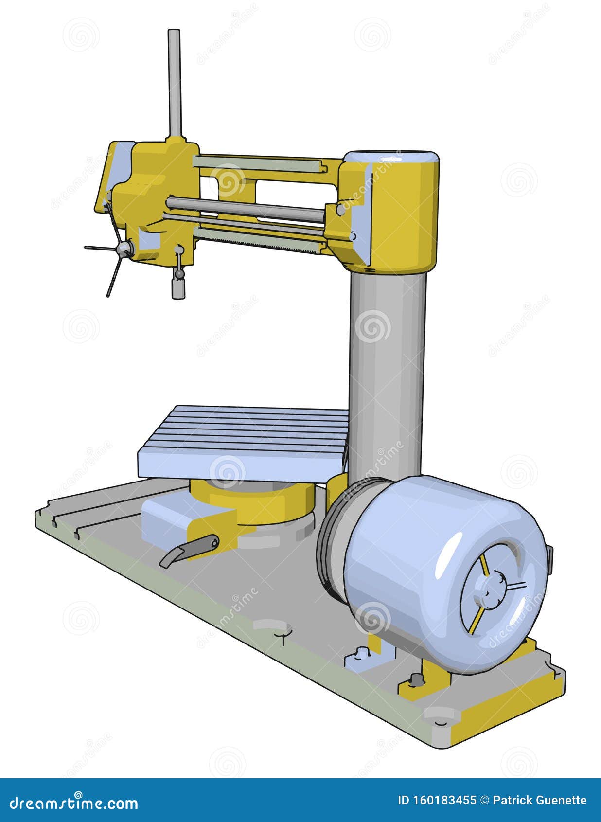 Factory Machine Tool, Illustration, Vector Stock Vector - Illustration ...