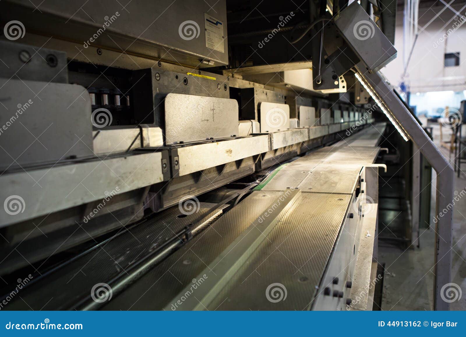 The Factory Machines in Workflow on the Factory Stock Photo - Image of ...