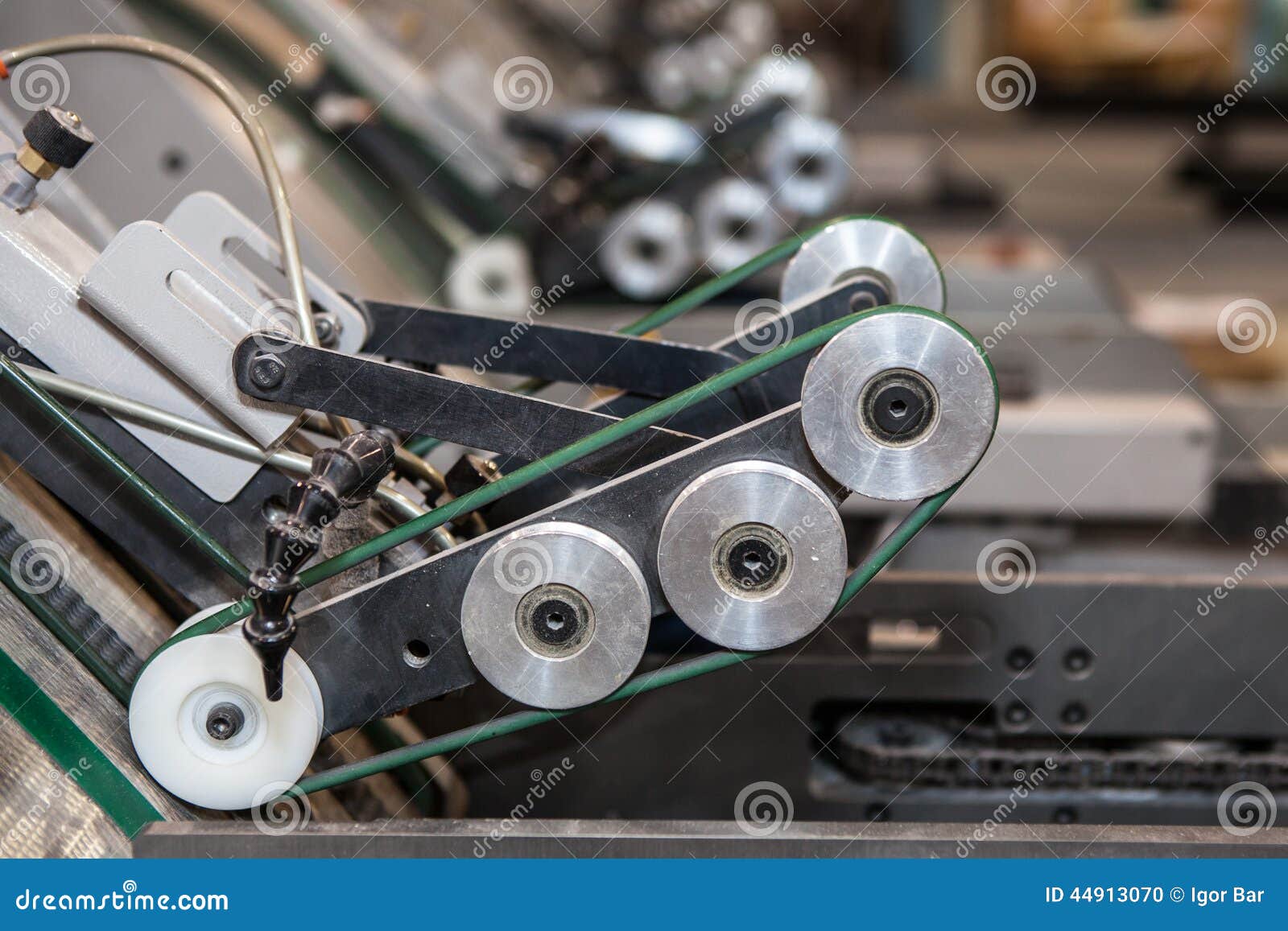 The Factory Machines in Workflow on the Manufactory Stock Photo - Image ...