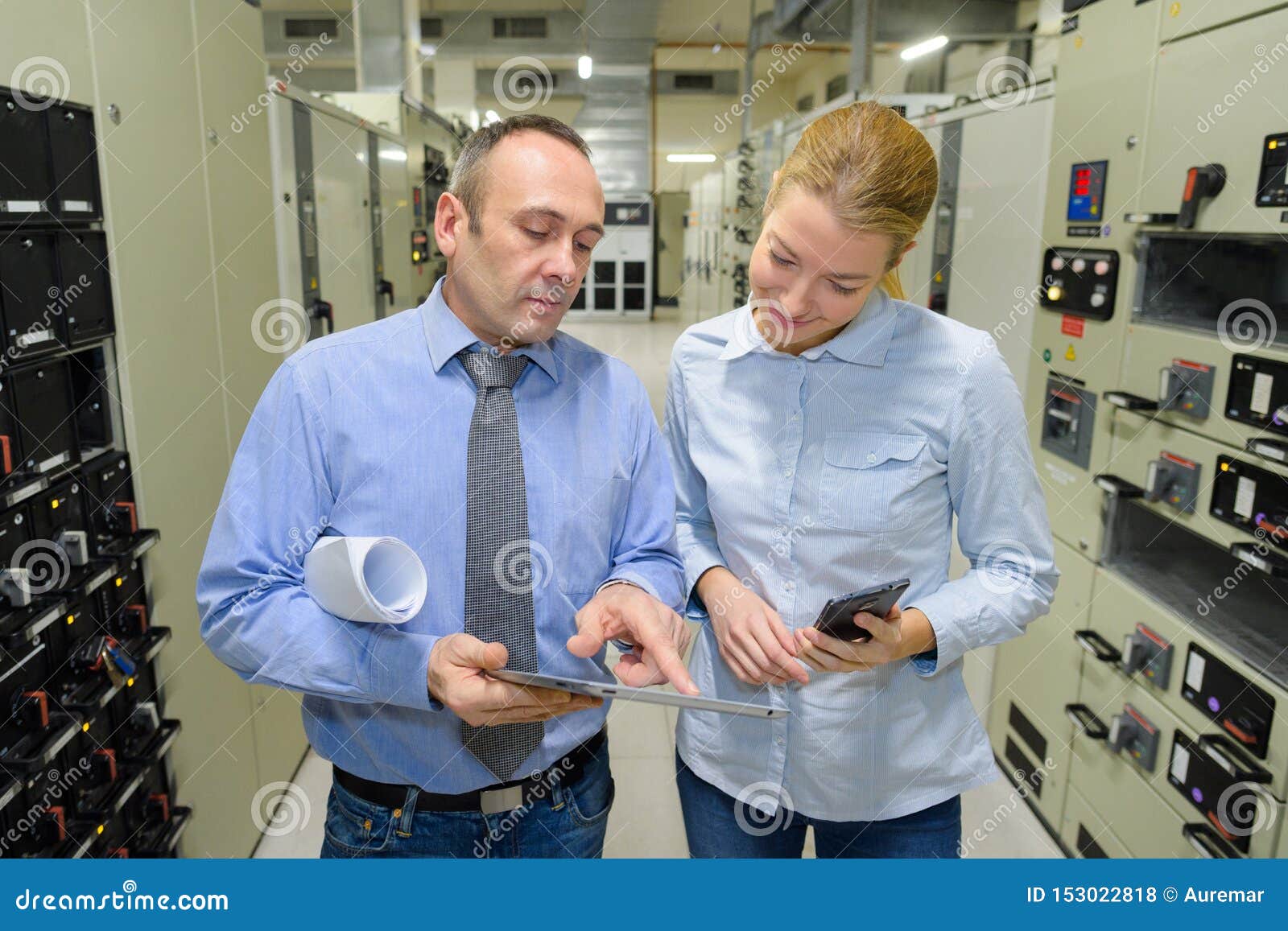Factory Manager Talking To Partner for Plan Stock Photo - Image of ...