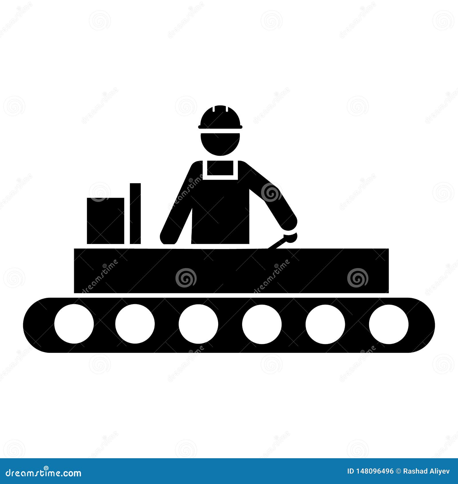 Factory, Manufacturing, Production, Worker, Man Icon. Element of ... Factory, Manufacturing, Production, Worker, Man Icon. Element of ...