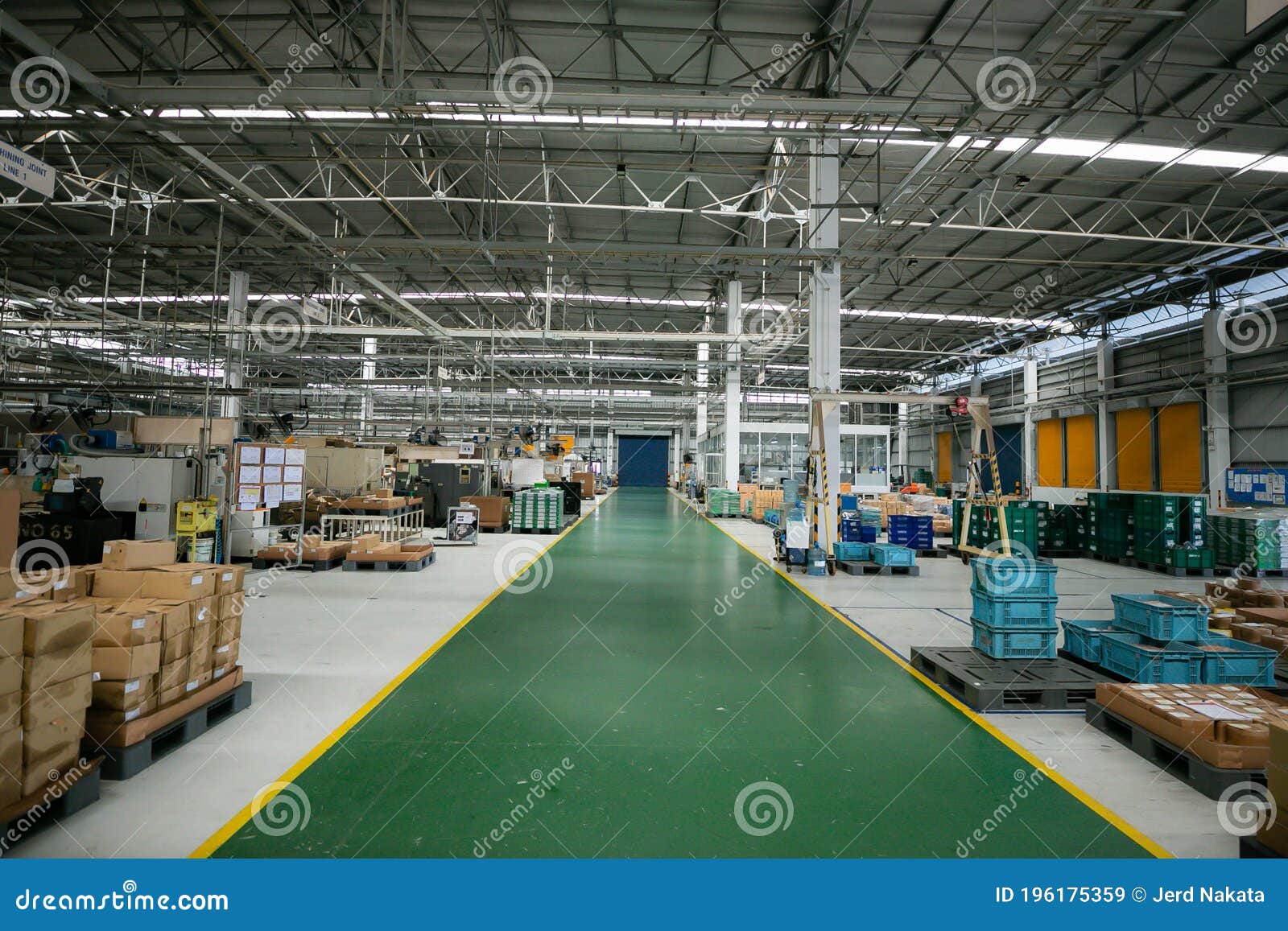 Factory Material Storage Area, Warehouse for Keep Stock, Manufacturing ...