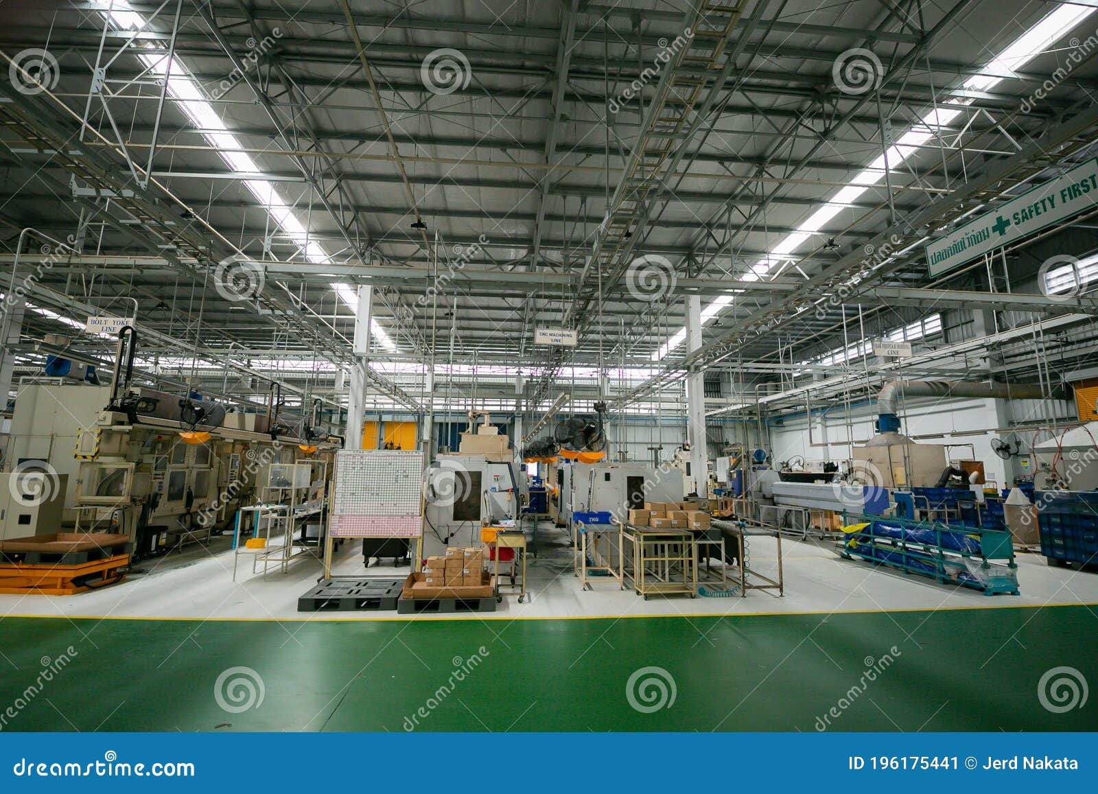 Factory Material Storage Area, Warehouse for Keep Stock, Manufacturing ...