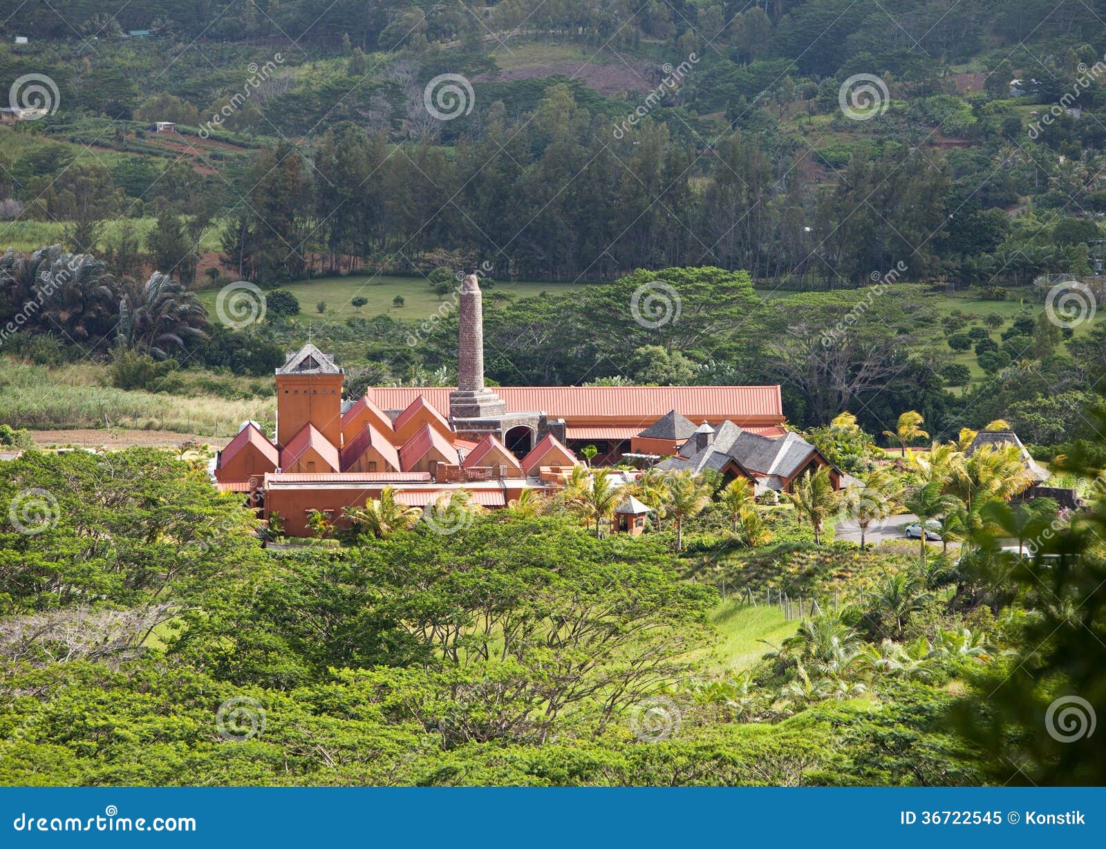 Factory - the Museum on Production of Rum. Mauritius Stock Image ...