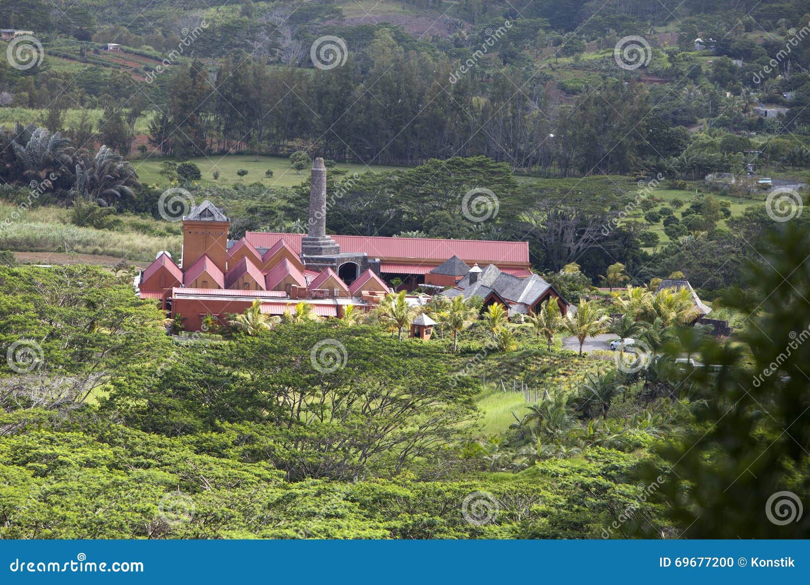 Factory - the Museum on Production of Rum. Mauritius Stock Photo ...