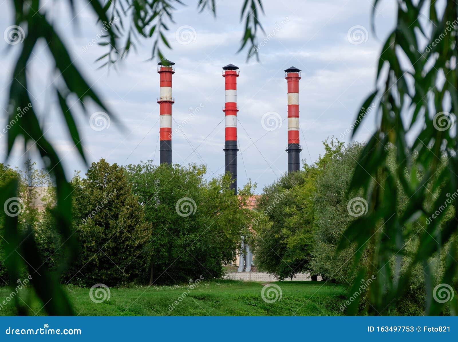 Factory and nature stock image. Image of humanity, dirty - 163497753